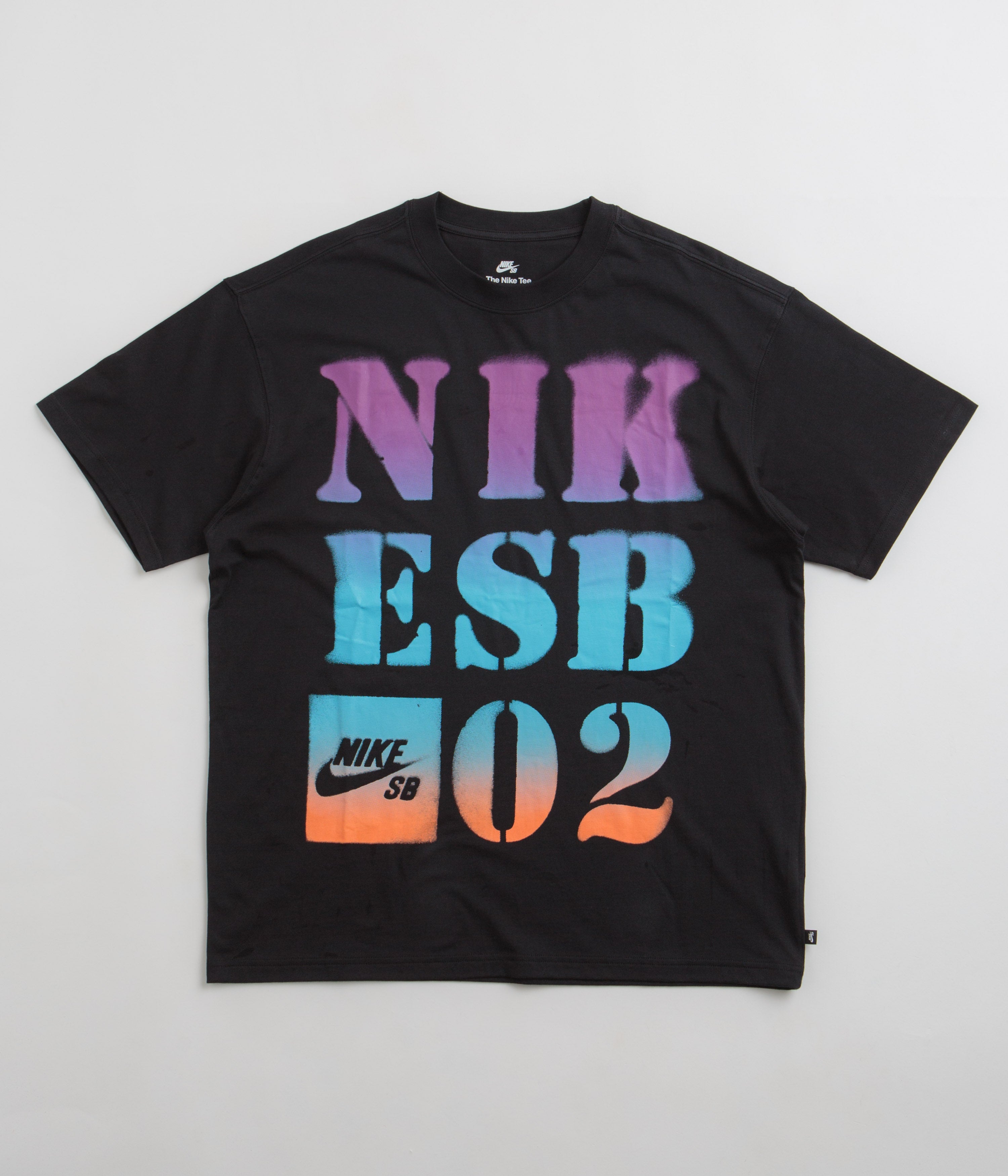 Nike SB Stencil T-Shirt - Black | flatspot