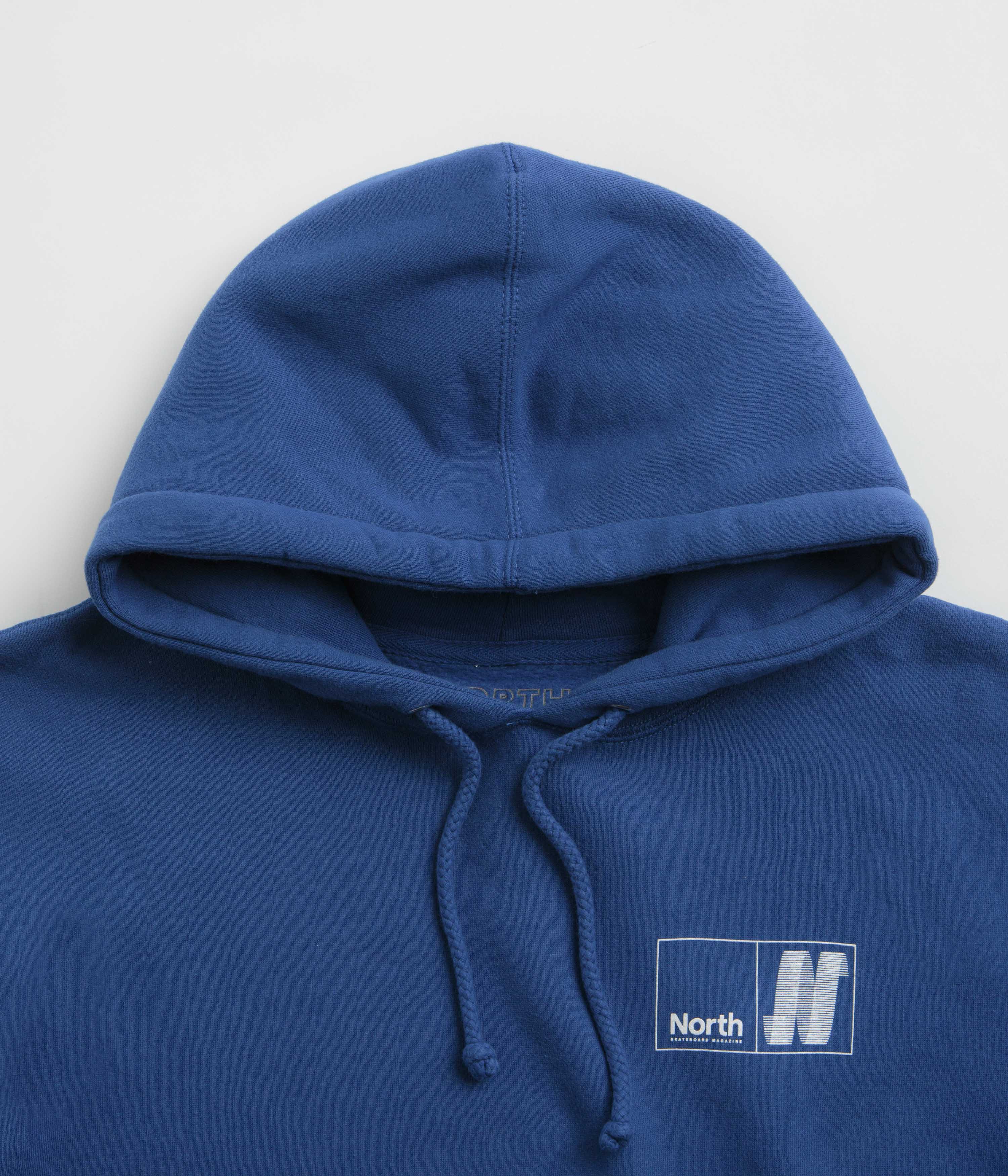 North N Logo Hoodie - Royal Blue / White | Flatspot
