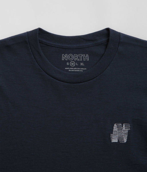 North N Logo T-Shirt - Navy / White | Flatspot