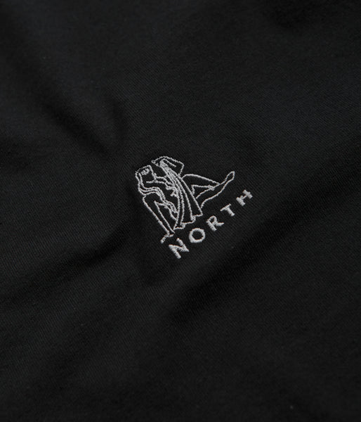 North Zodiac Logo T-Shirt - Black / White | Flatspot