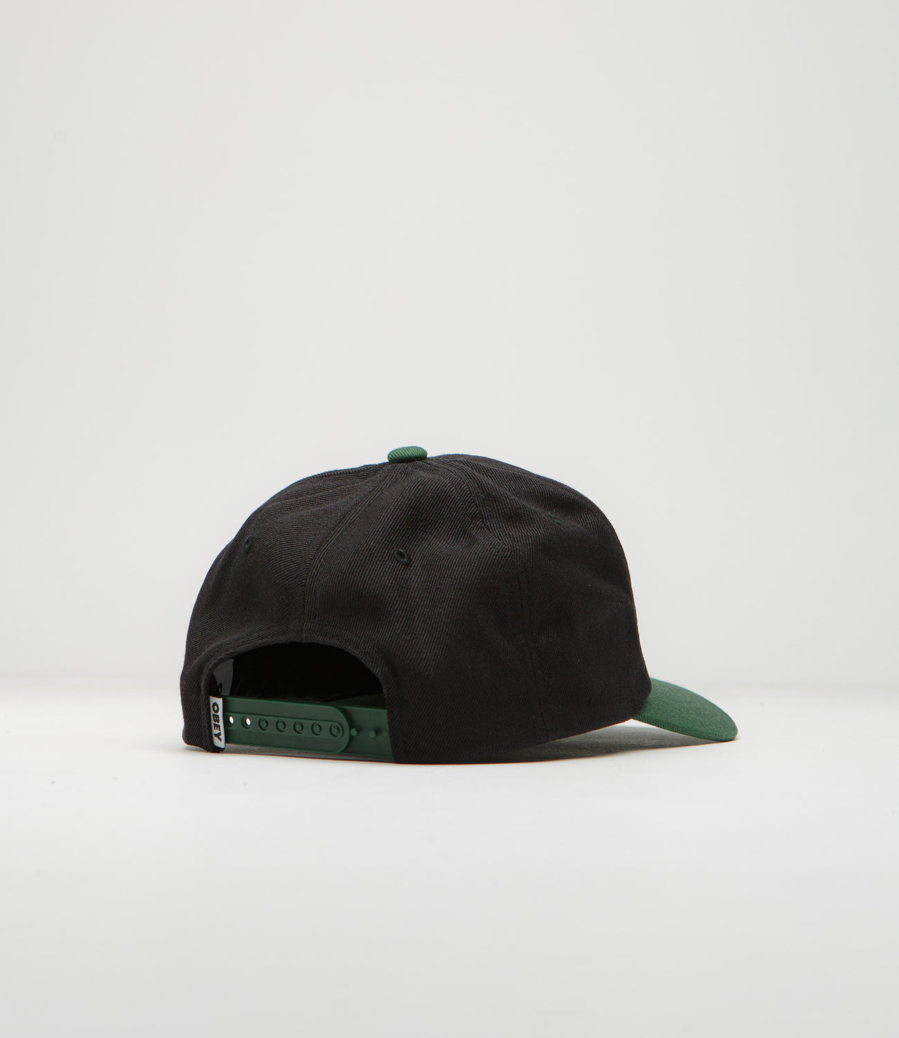 Obey 2 Tone Lowercase Cap - Black Multi | Flatspot