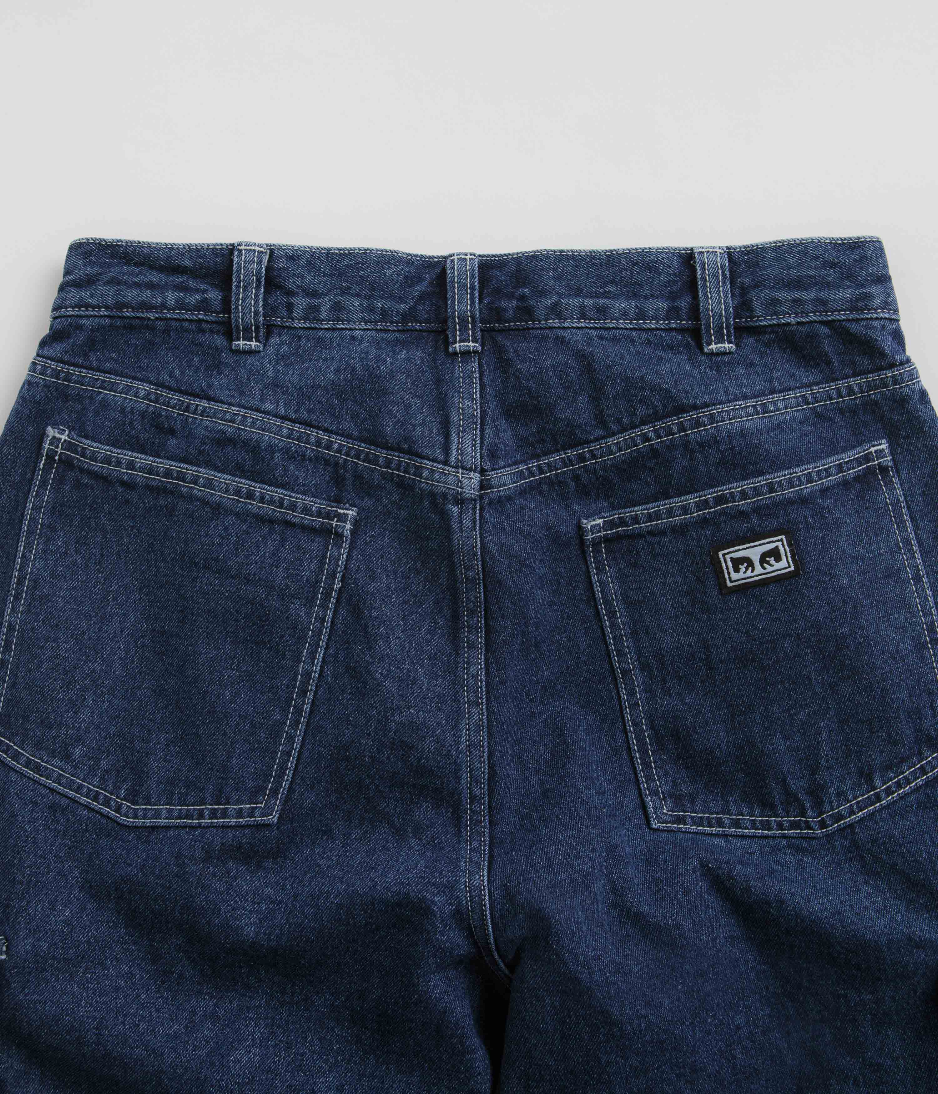 Obey Big Wig Cargo Jeans - Stone Wash | Flatspot