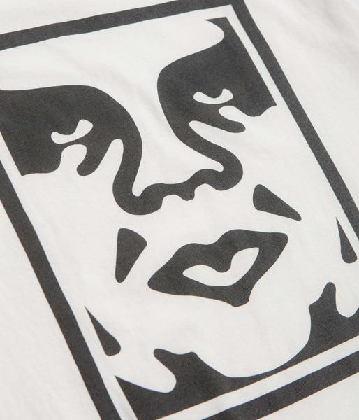 Obey Bold Icon Face T-Shirt - Pigment Chalk | flatspot
