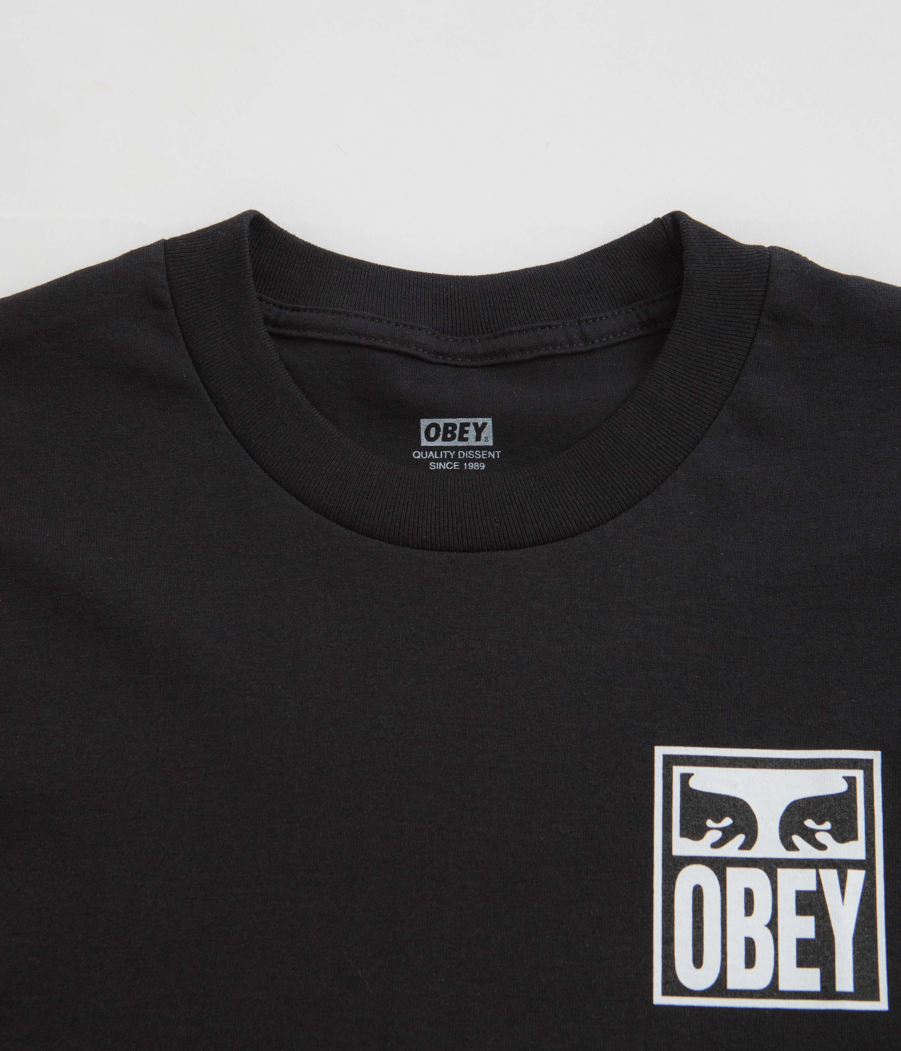 Obey Eyes Icon 2 T-Shirt - Black | Flatspot