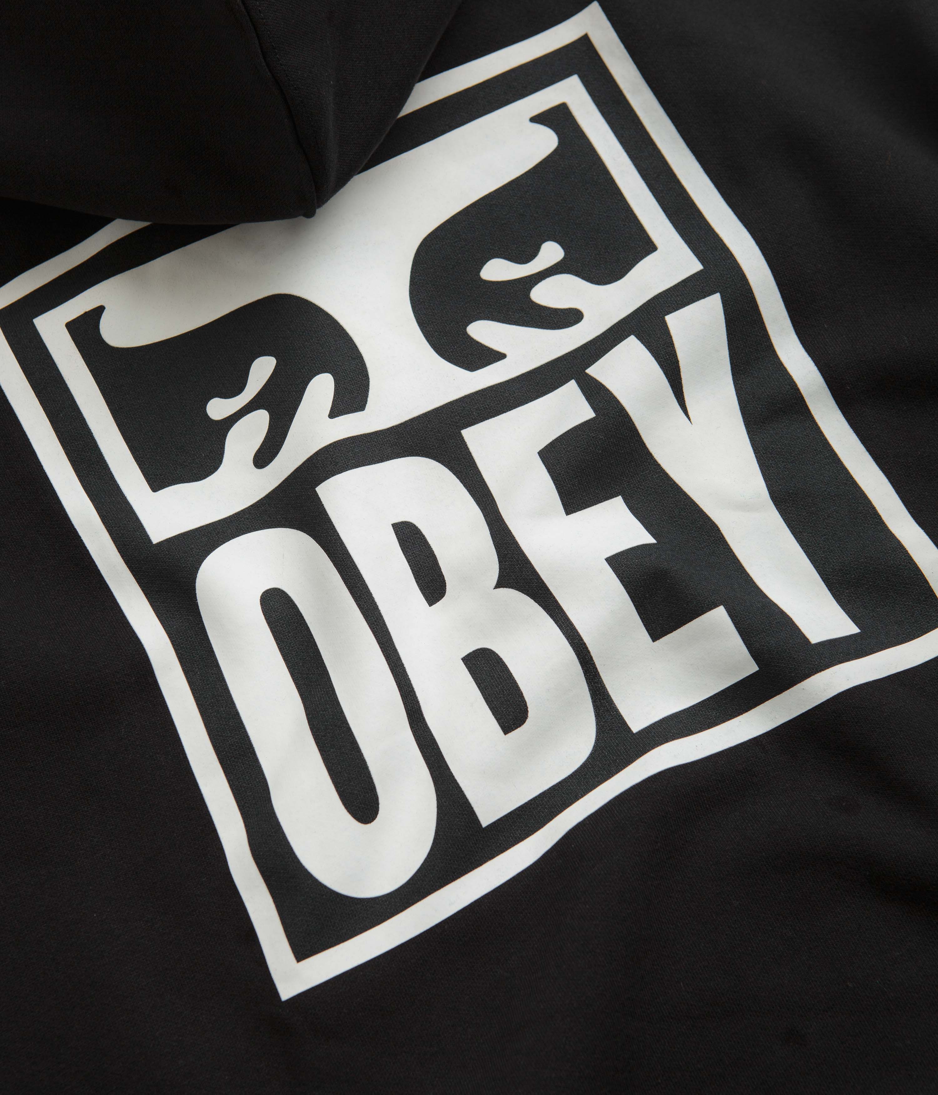 Obey Eyes Icon Hoodie - Black | Flatspot