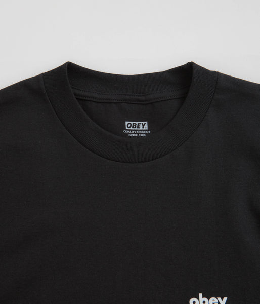 Obey NYC Smog T-Shirt - Black | Flatspot