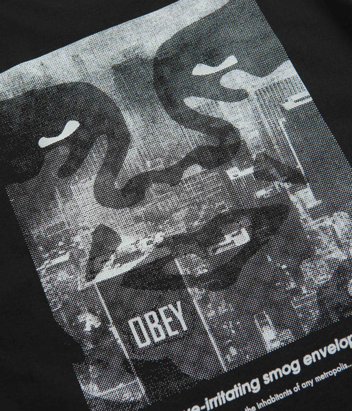 Obey NYC Smog T-Shirt - Black | Flatspot
