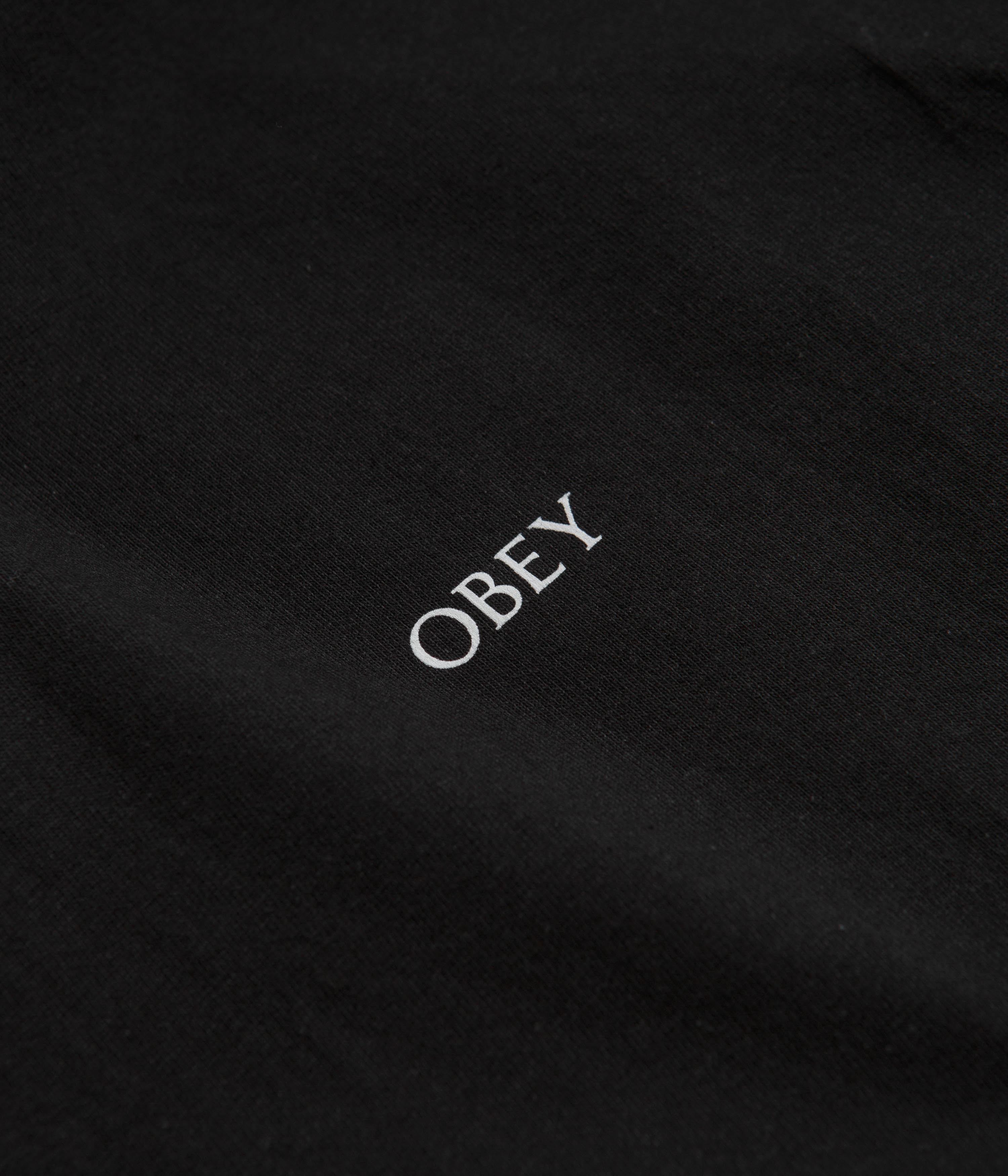 Obey Ripped Icon T-Shirt - Black | Flatspot