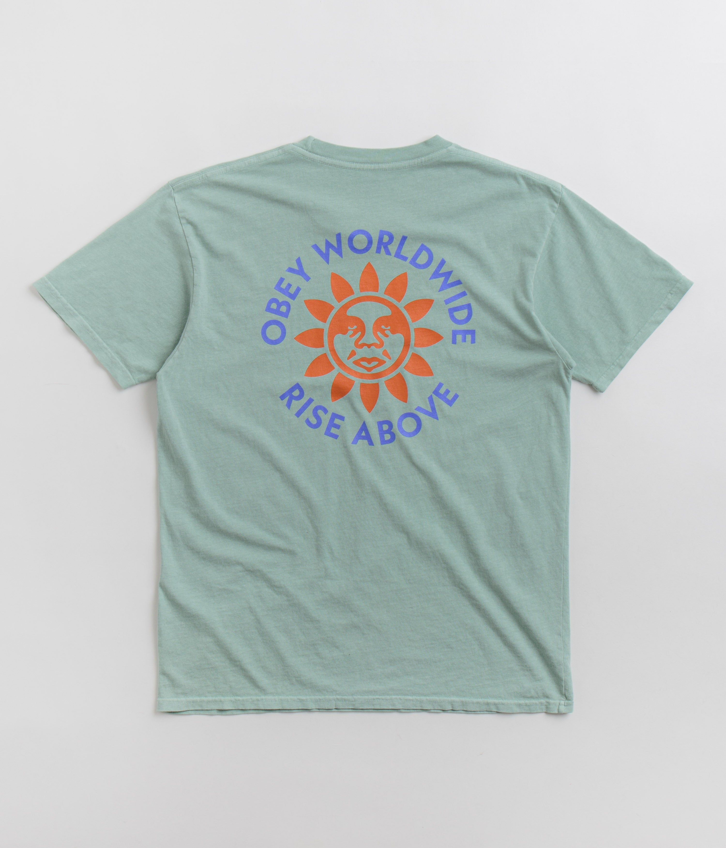 Obey Rise Above T-Shirt - Surf Spray | Flatspot