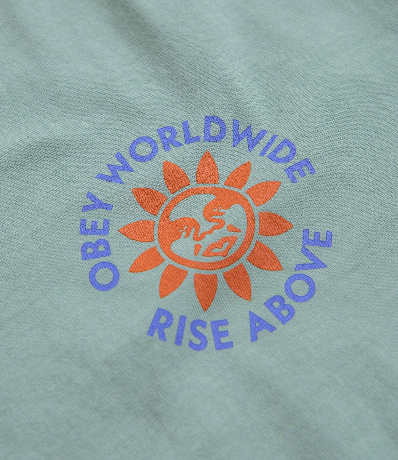 Obey Rise Above T-Shirt - Surf Spray | Flatspot