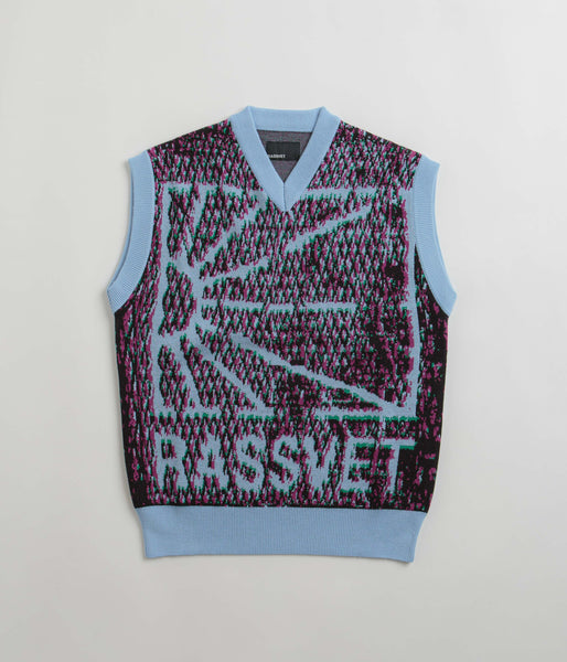 Rassvet Mesh Camo Sleeveless Jumper - Blue | Flatspot