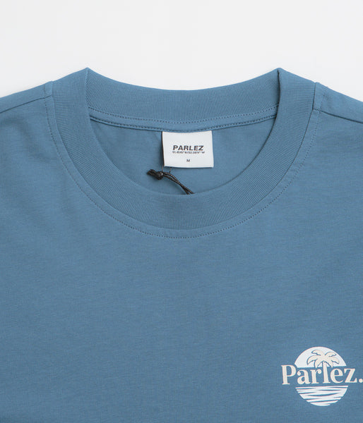Parlez Boca T-Shirt - China Blue | Flatspot