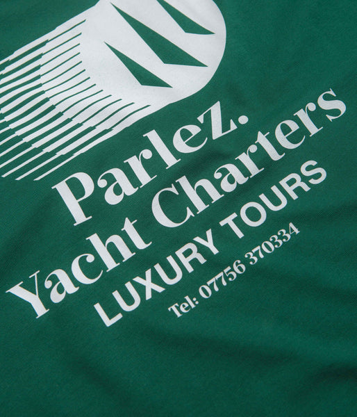 Parlez Charter T-Shirt - Deep Green | flatspot