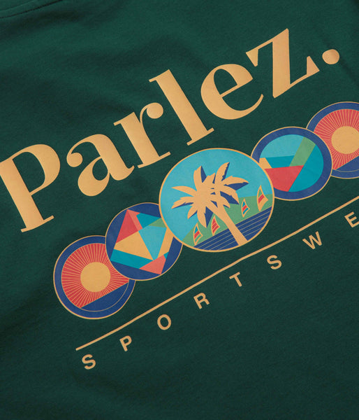 Parlez Reefer T-Shirt - Deep Green | flatspot