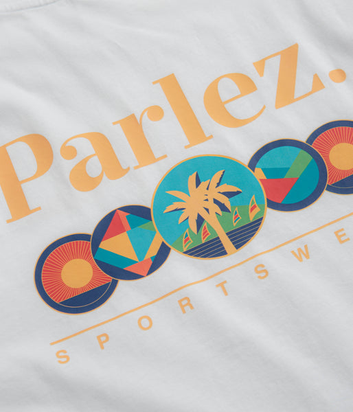 Parlez Reefer T-Shirt - White | flatspot