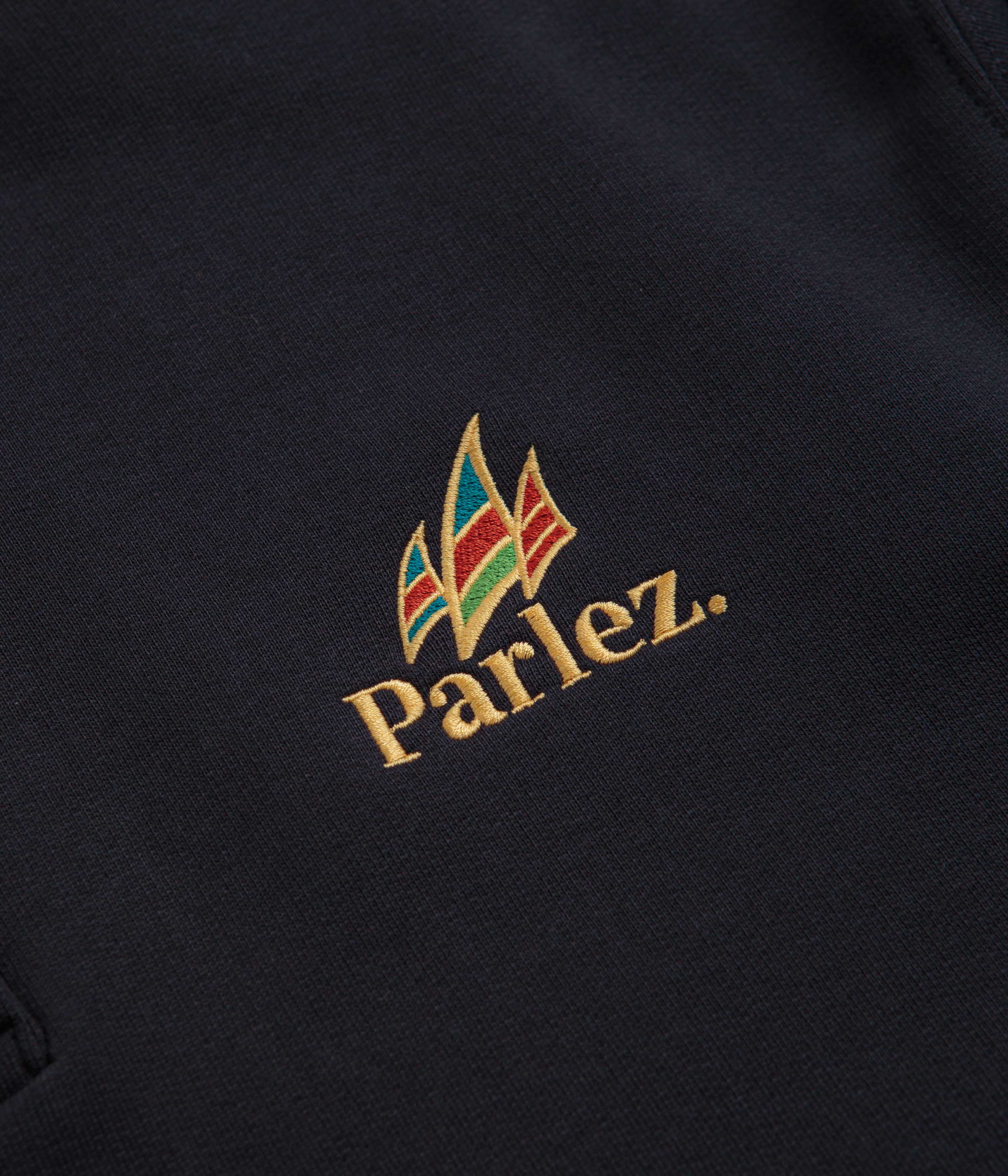 Parlez Savanah Button Down Sweatshirt - Navy | Flatspot