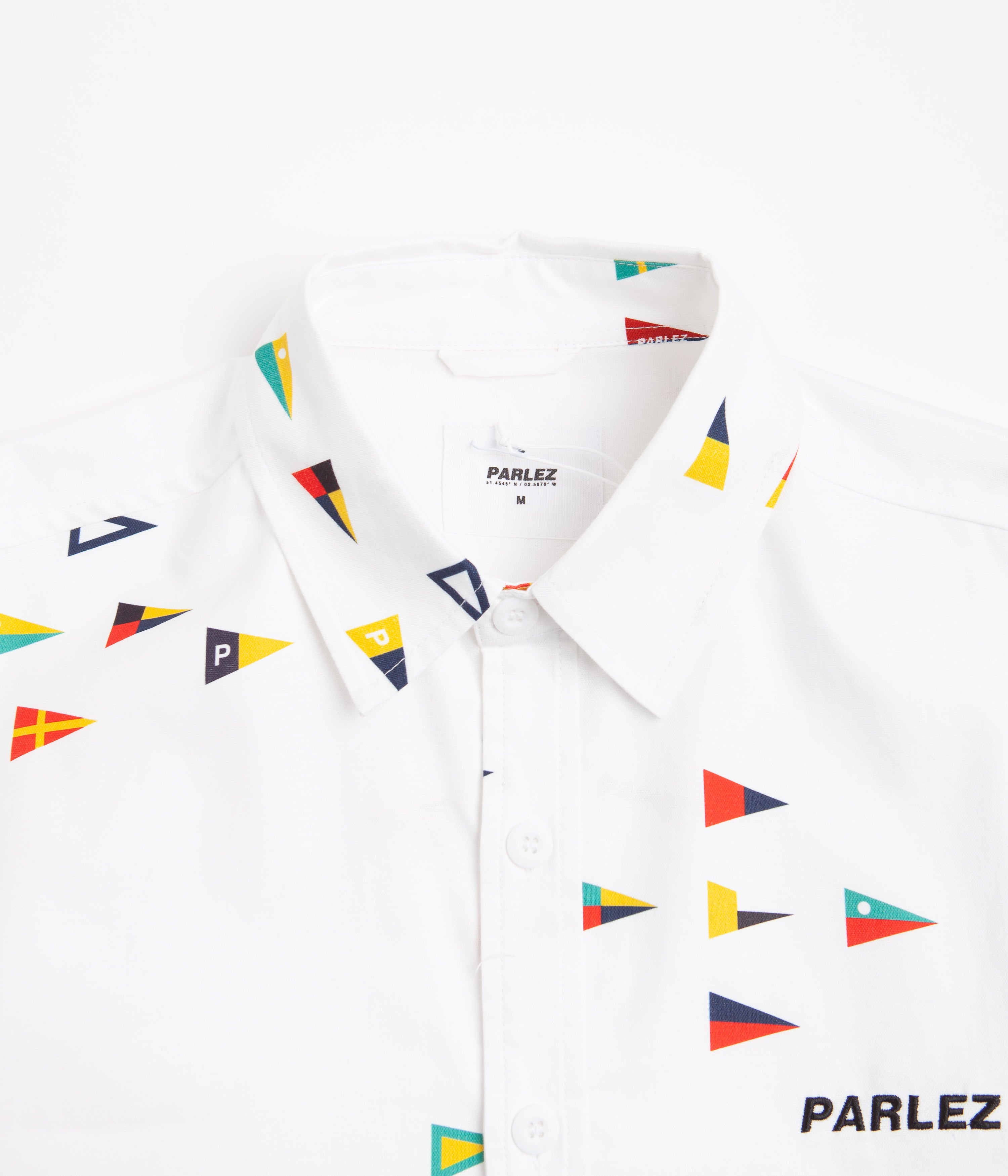 Parlez Topaz Shirt - White | Flatspot