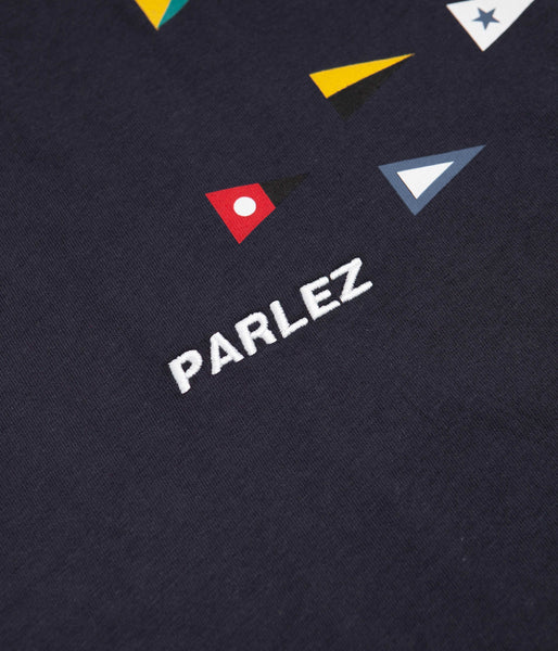 Parlez Topaz Oversized T-Shirt - Navy | flatspot