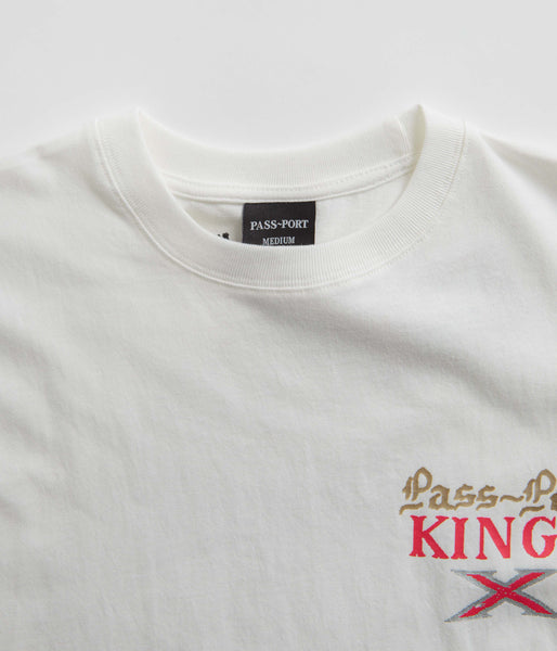 Pass Port Kings X T-Shirt - White | Flatspot