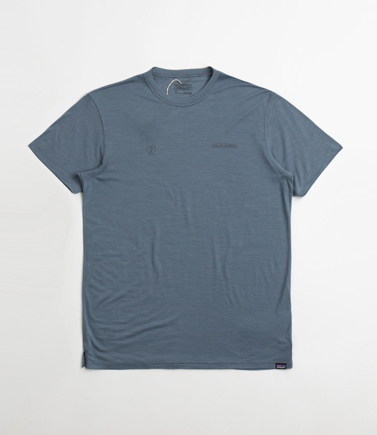 Patagonia Cap Cool Merino Graphic T-Shirt - Forge Mark Icons: Plume Gr | Flatspot