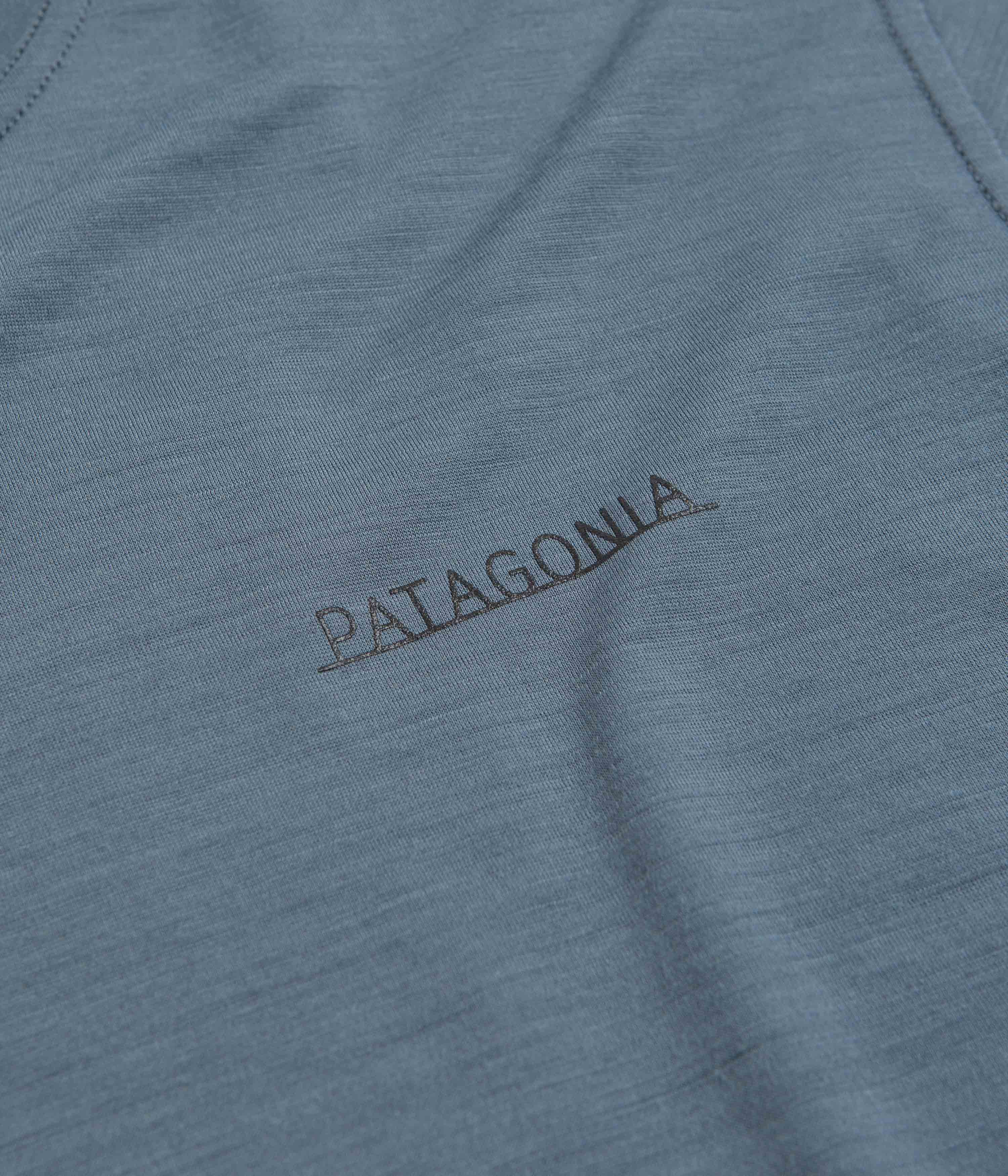 Patagonia Cap Cool Merino Graphic T-Shirt - Forge Mark Icons: Plume Gr | Flatspot