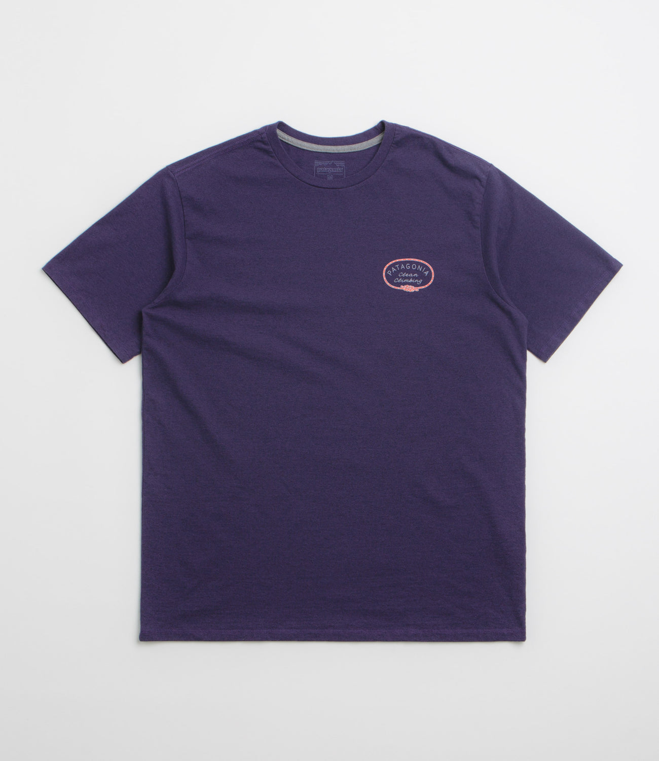 Patagonia Clean Climb Roots Responsibili-Tee T-Shirt - Plummet Purple ...