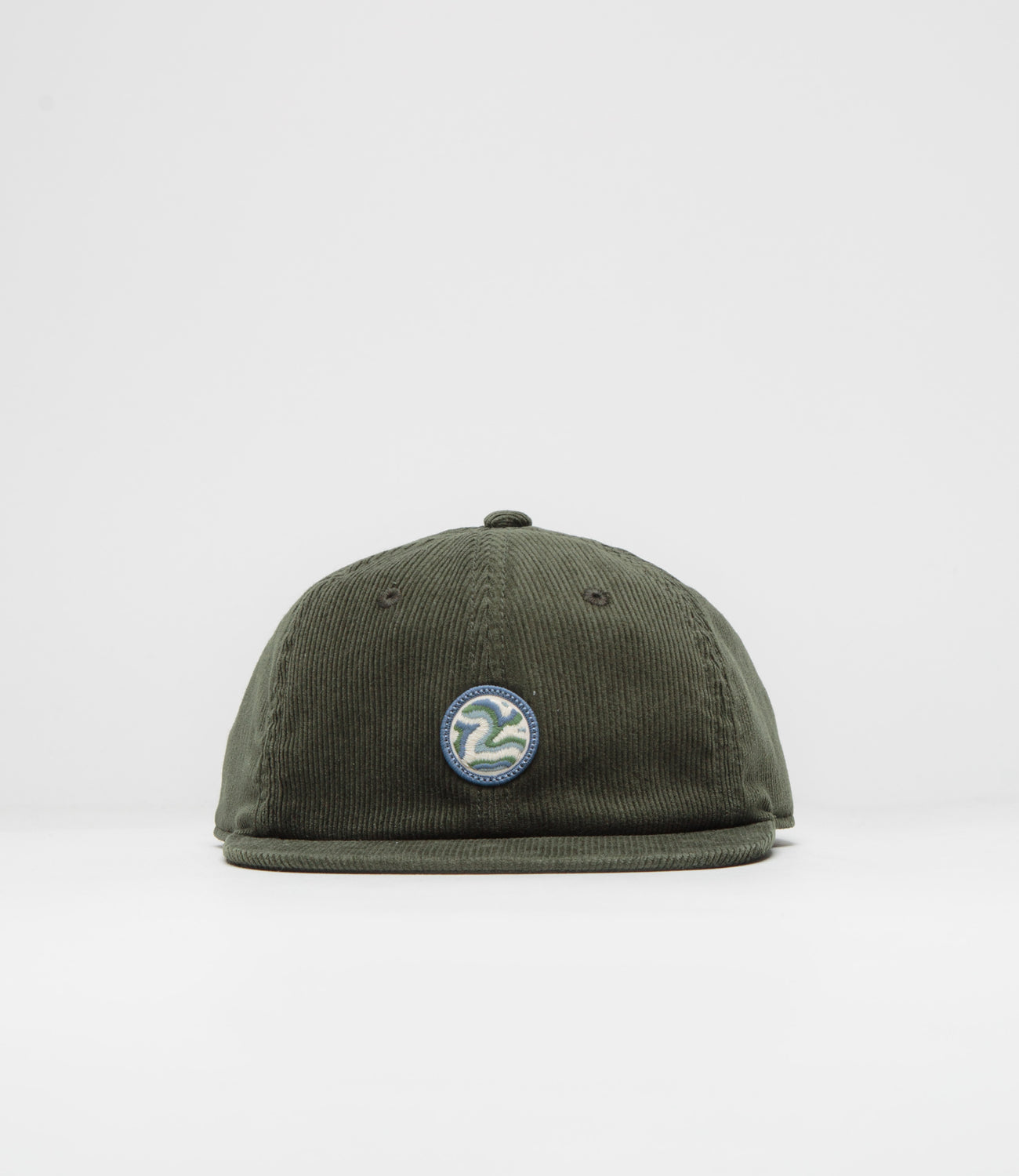 Patagonia Corduroy Cap - Earth Currents Patch: Pine Needle Green | Flatspot