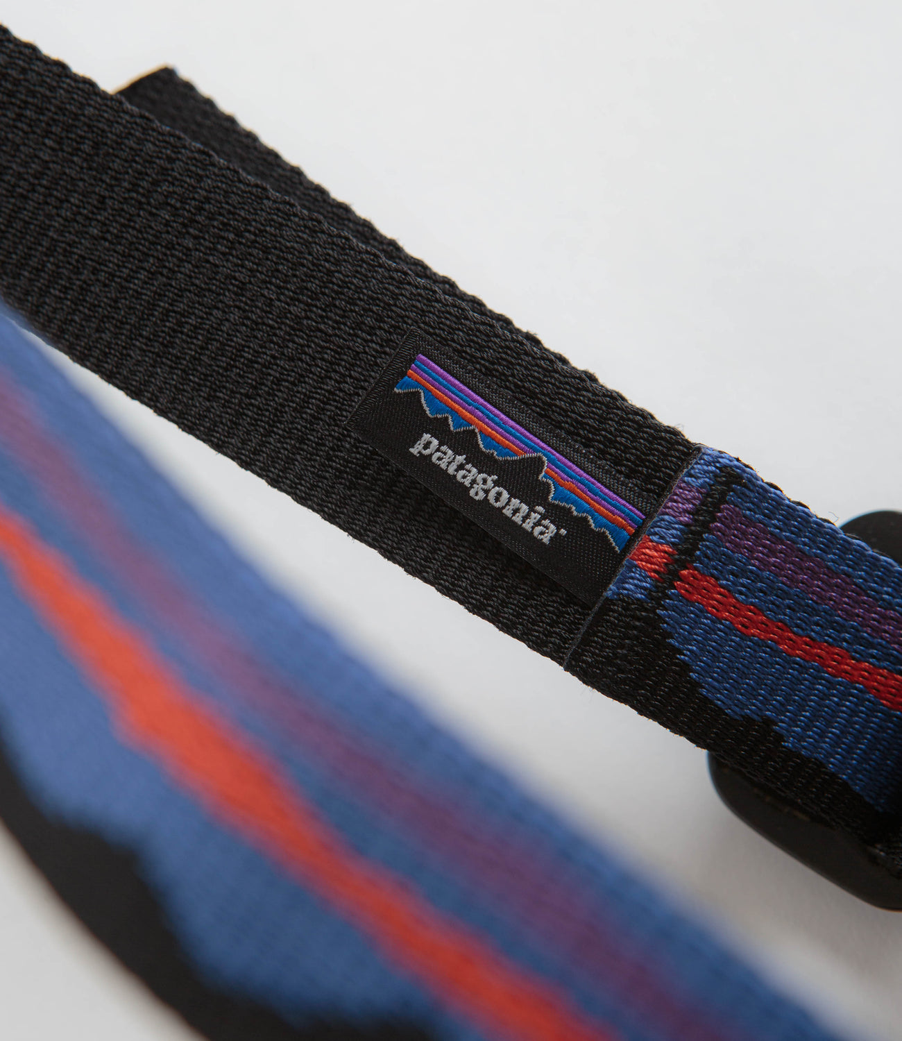 Patagonia Friction Belt - Fitz Roy Belt: Black | Flatspot