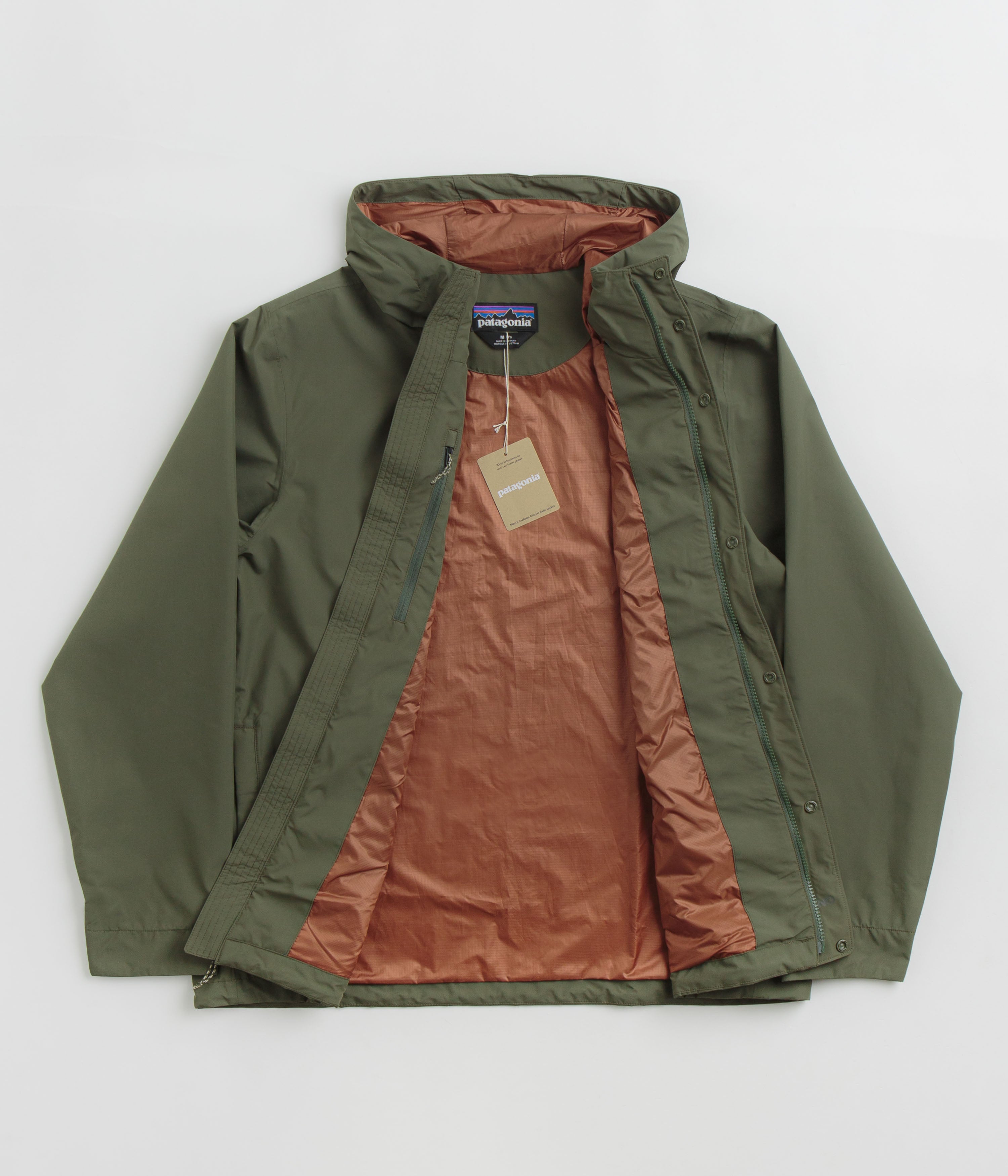 Patagonia Jackson Glacier Rain Jacket - Basin Green | Flatspot
