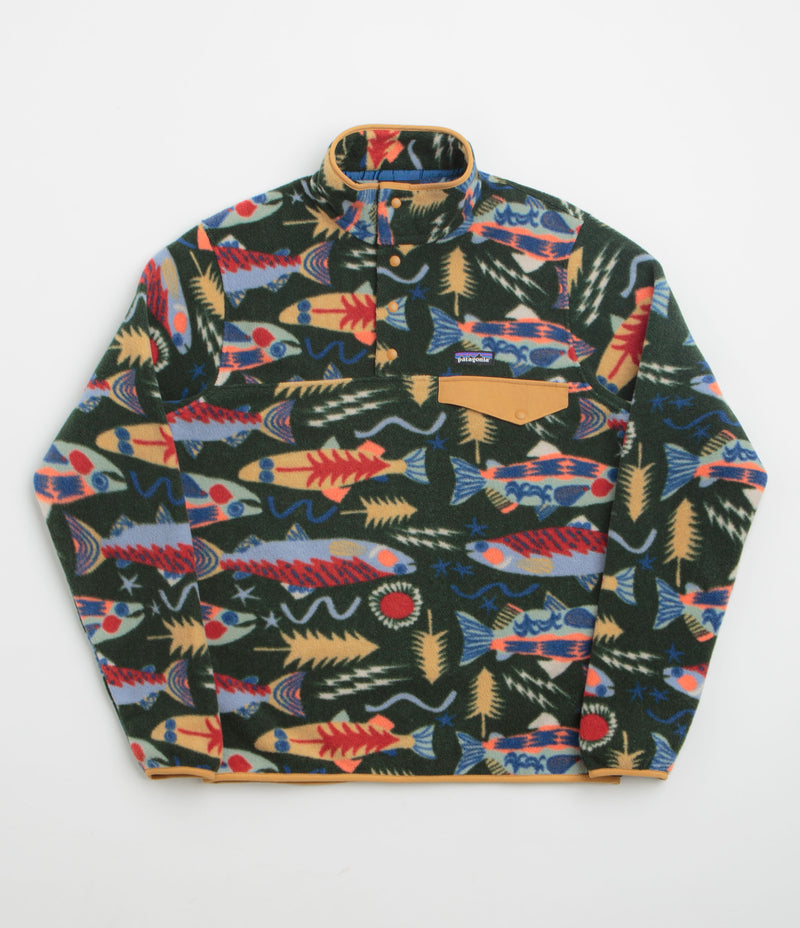 Patagonia Lightweight Synchilla Snap-T Fleece - Salmon Energy: Old Gro | Flatspot