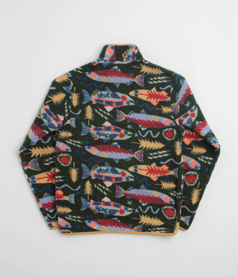 Patagonia Lightweight Synchilla Snap-T Fleece - Salmon Energy: Old Gro ...