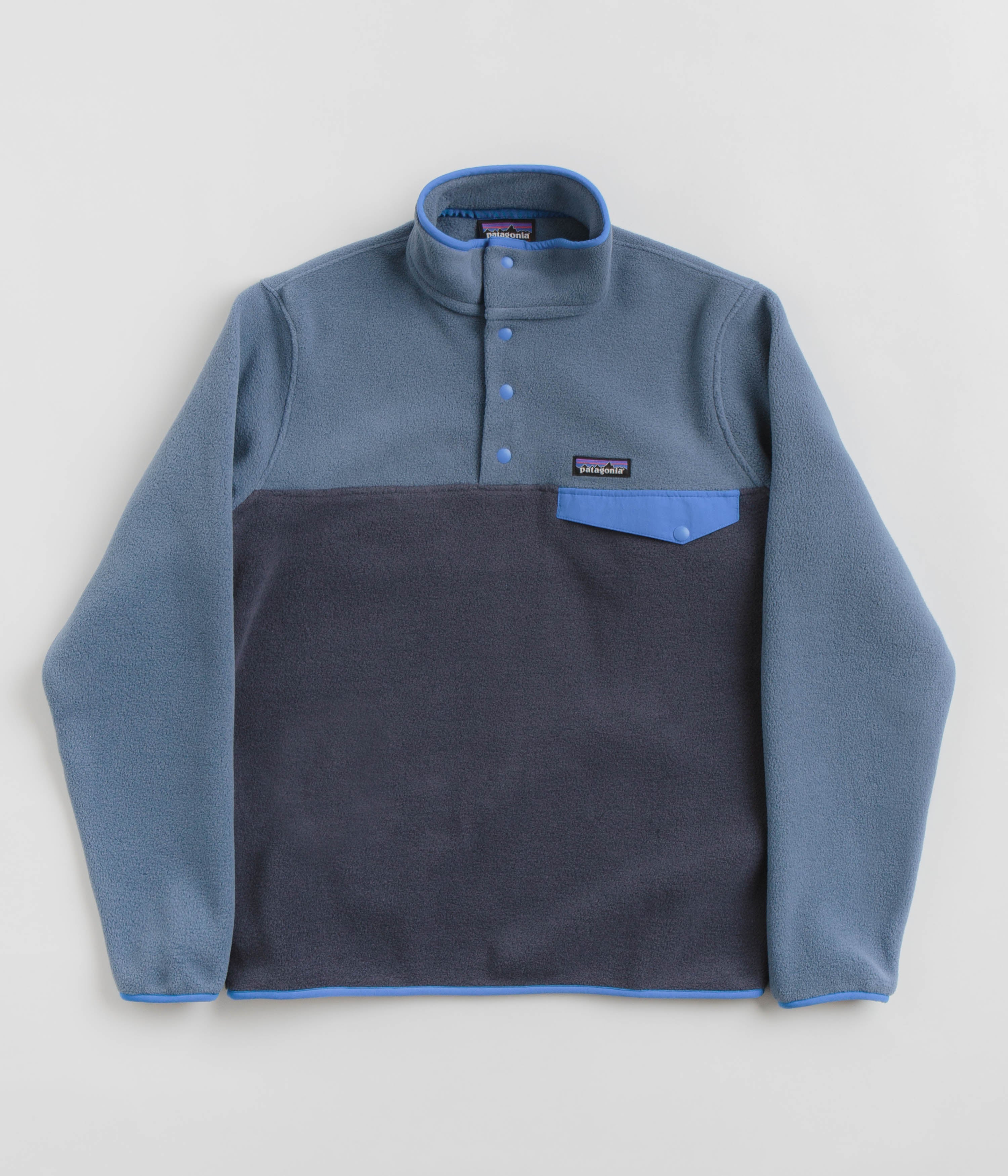 Patagonia Lightweight Synchilla Snap-T Fleece - Smolder Blue | Flatspot