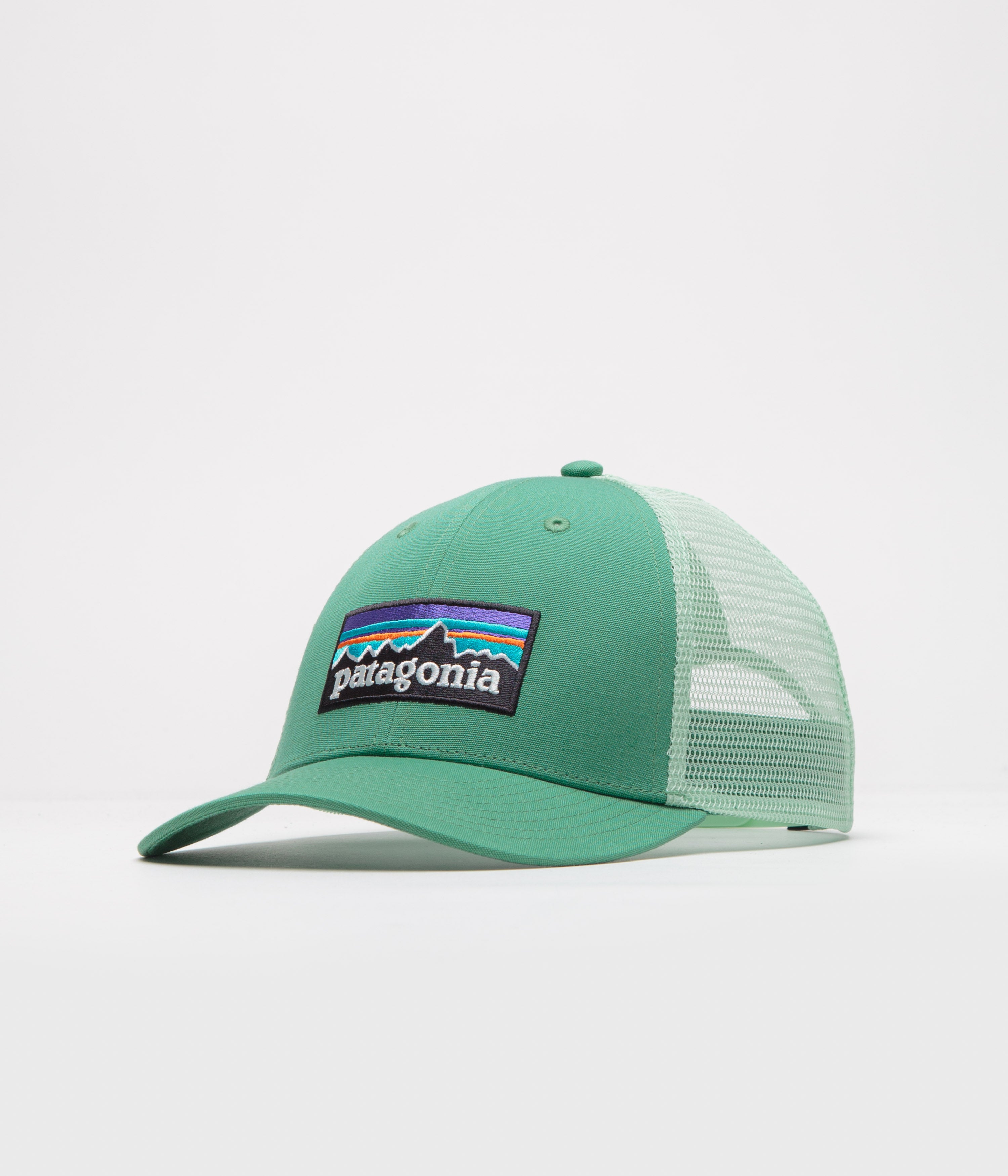 Patagonia P-6 Logo LoPro Trucker Cap - Heartleaf Green | Flatspot