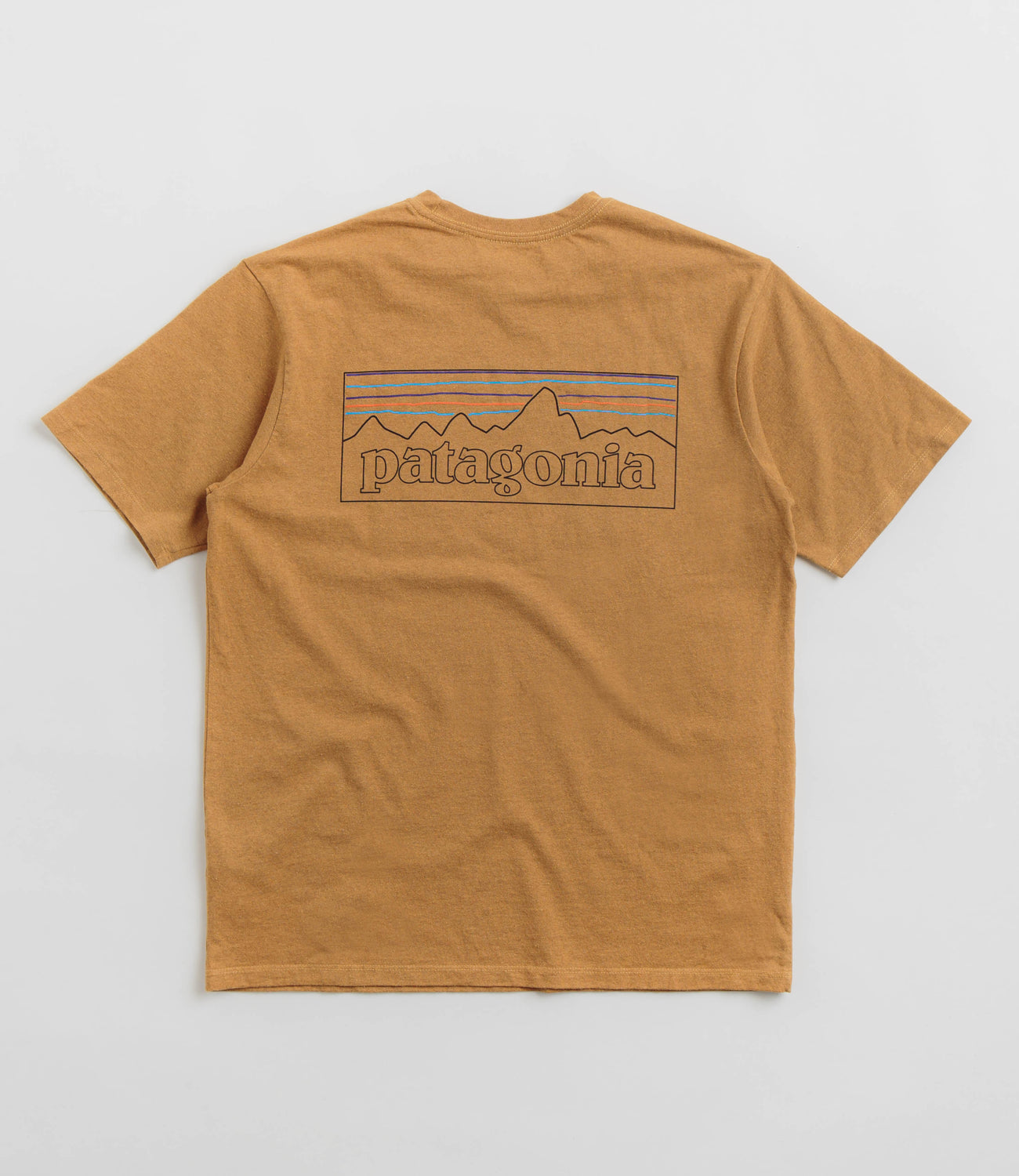Patagonia P-6 Logo Responsibili-Tee T-Shirt - P-6 Outline: Golden Cara ...