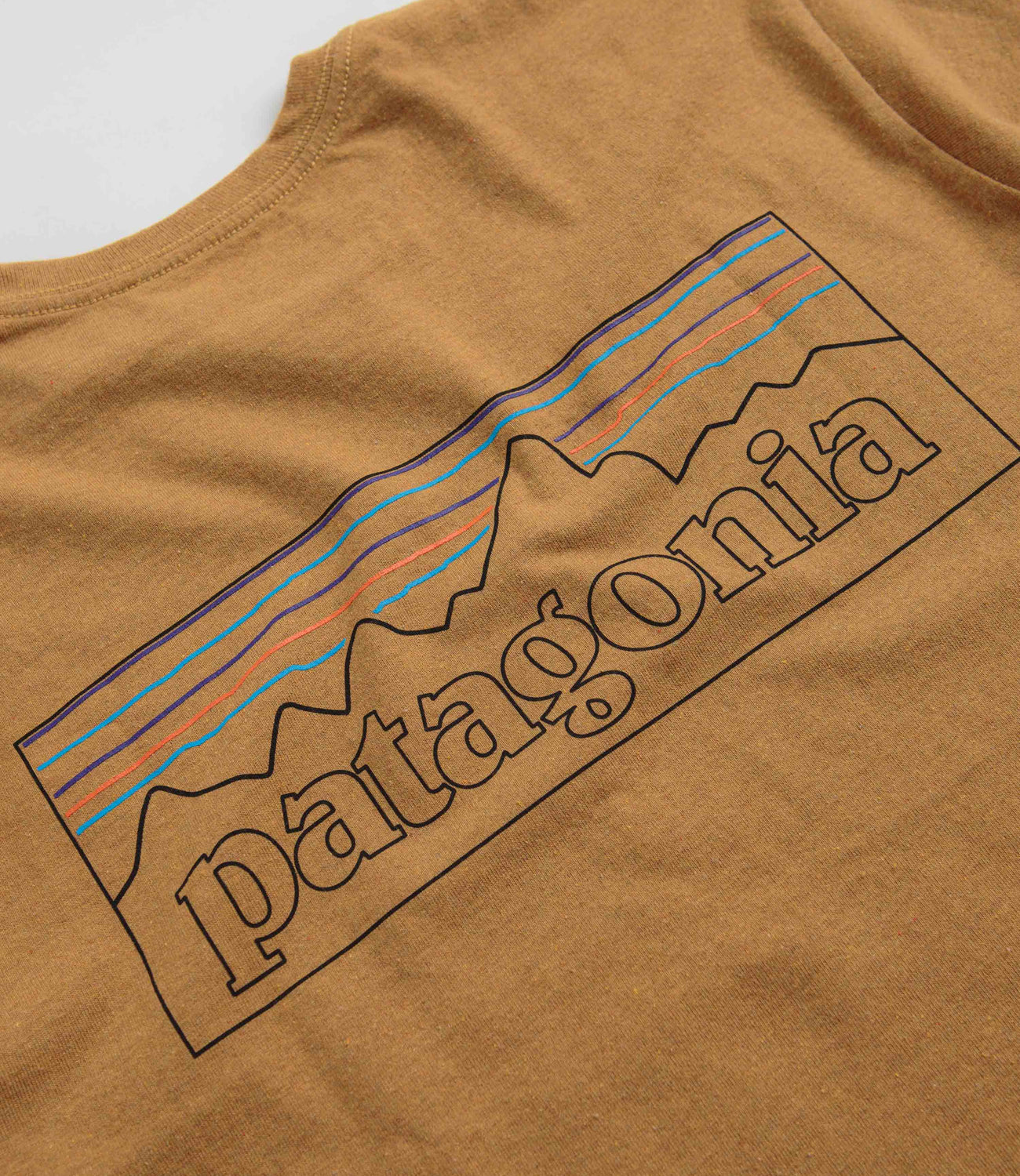 Patagonia P-6 Logo Responsibili-Tee T-Shirt - P-6 Outline: Golden Cara ...