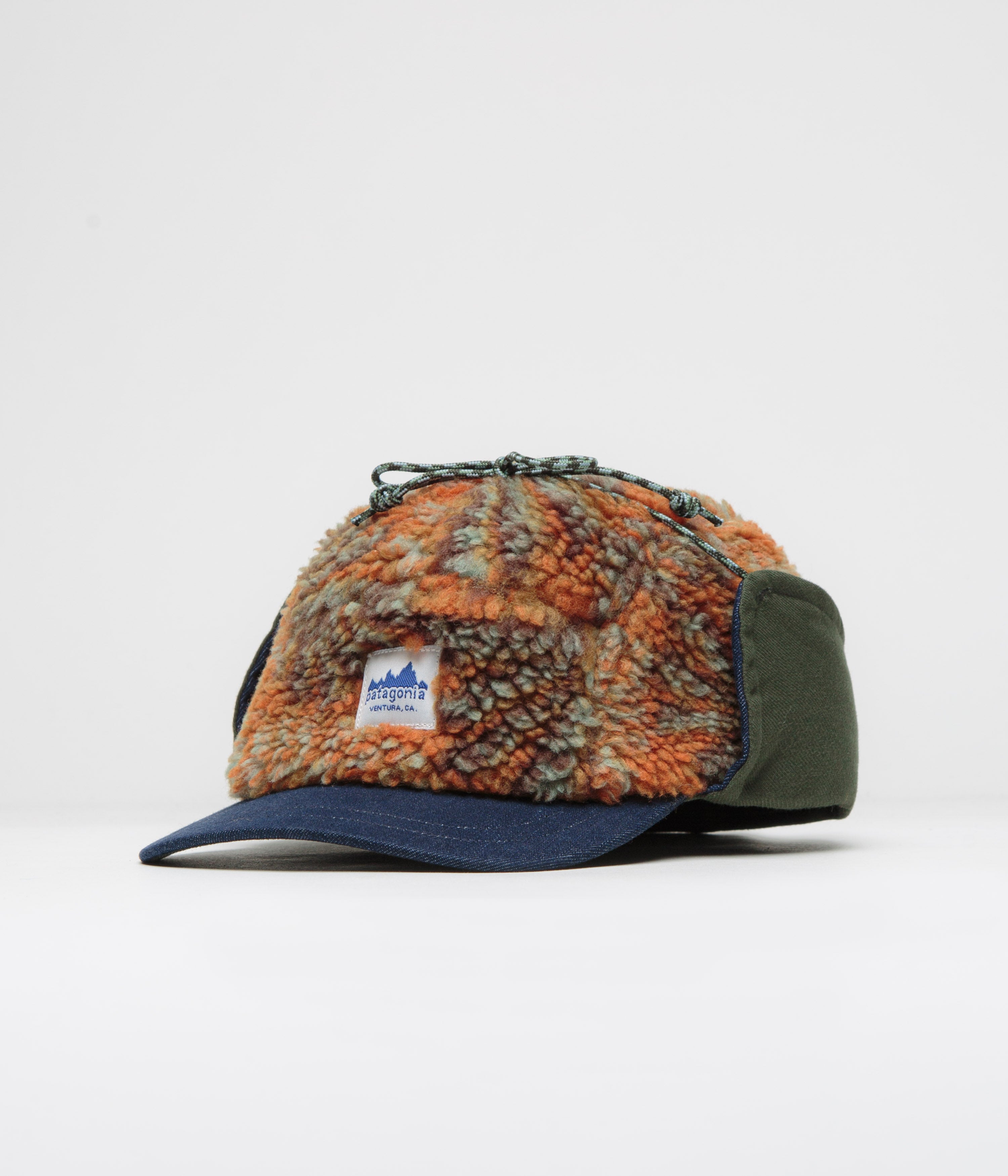 Patagonia Range Earflap Cap - Sun Wave: Raptor Brown | Flatspot