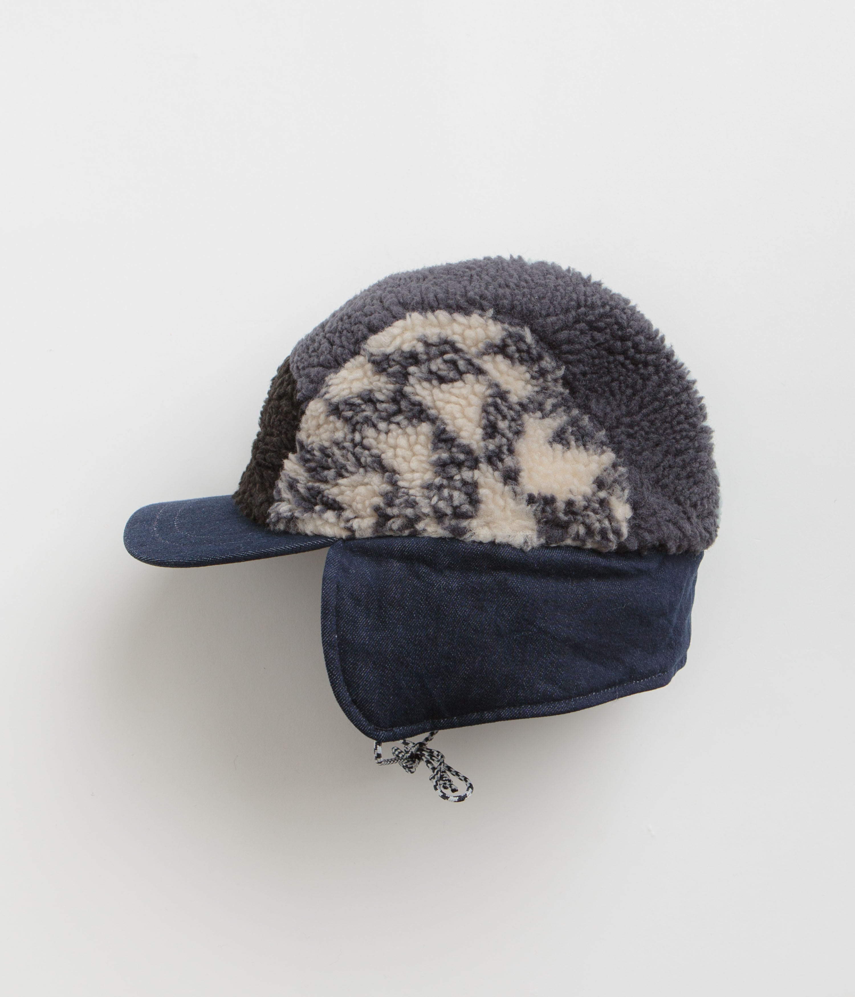 Patagonia Range Earflap Cap - Synched Flight Small: Natural | Flatspot
