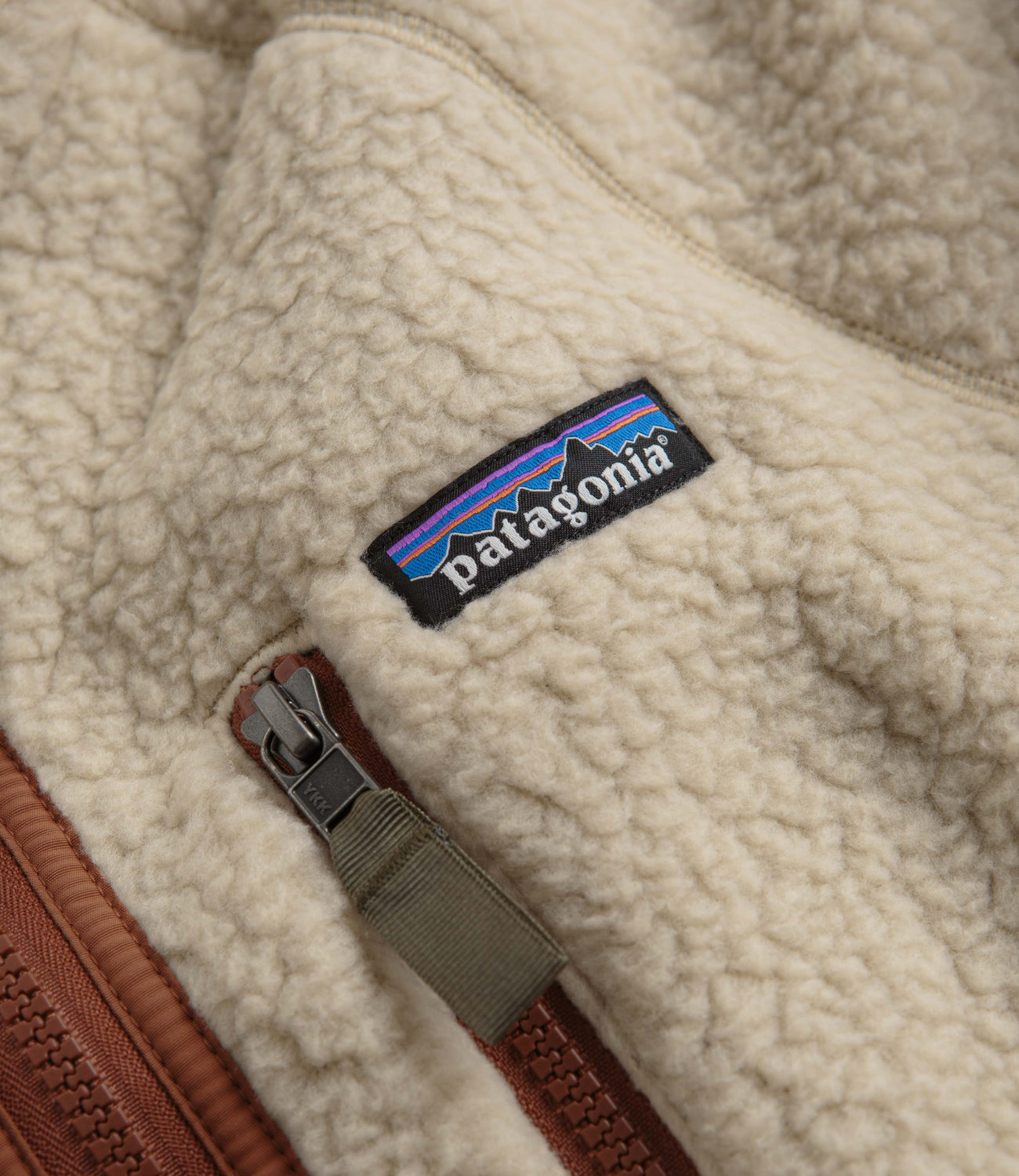 Patagonia Retro Pile Fleece Jacket - El Cap Khaki / Sisu Brown | Flatspot