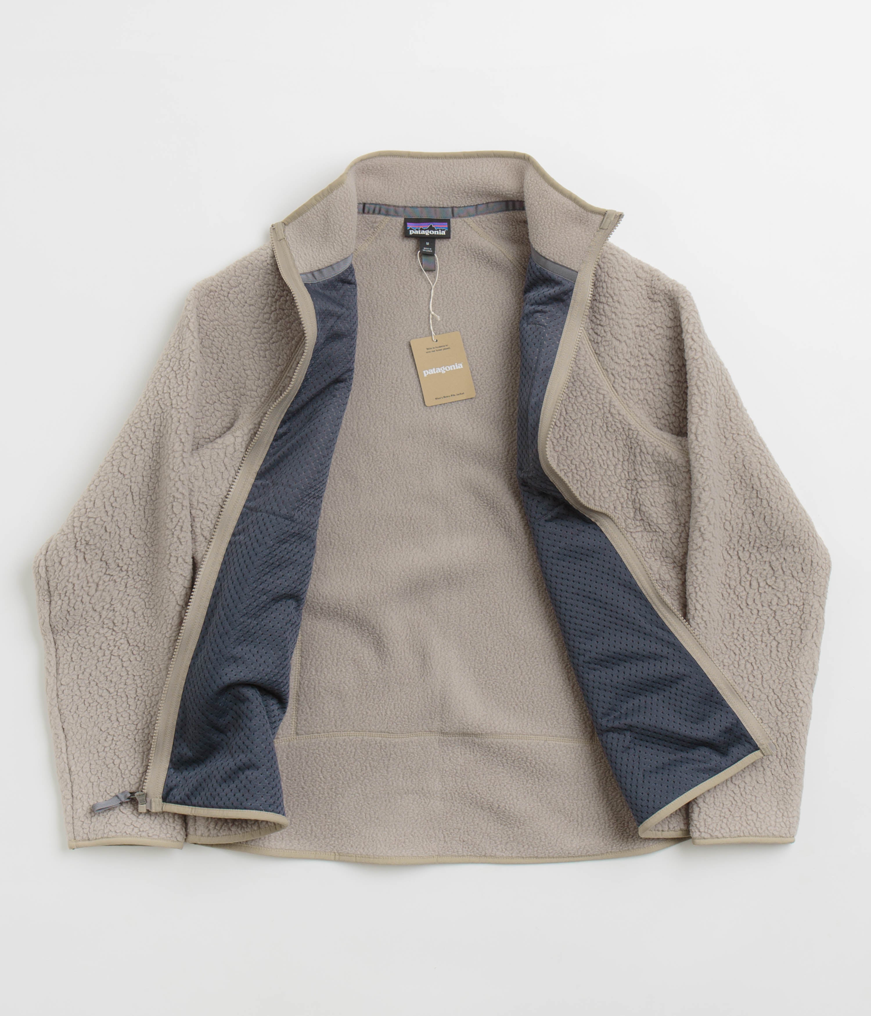 Patagonia Retro Pile Fleece Jacket - Seabird Grey | Flatspot