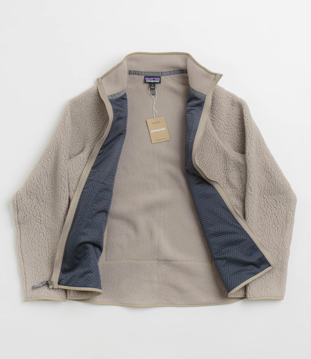 Patagonia Retro Pile Fleece Jacket - Seabird Grey | Flatspot