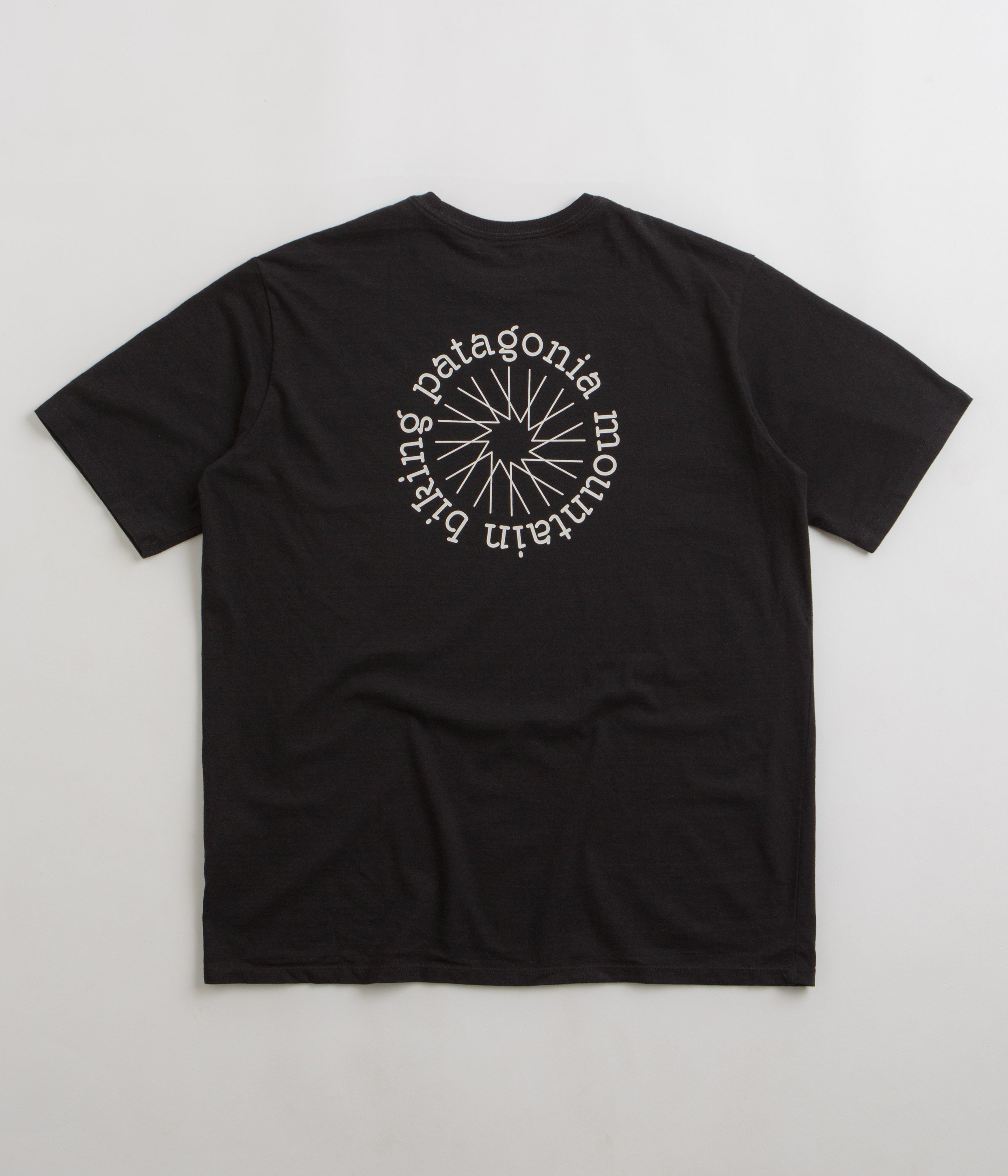 Patagonia Spoke Stencil Responsibili-Tee T-Shirt - Ink Black | Flatspot