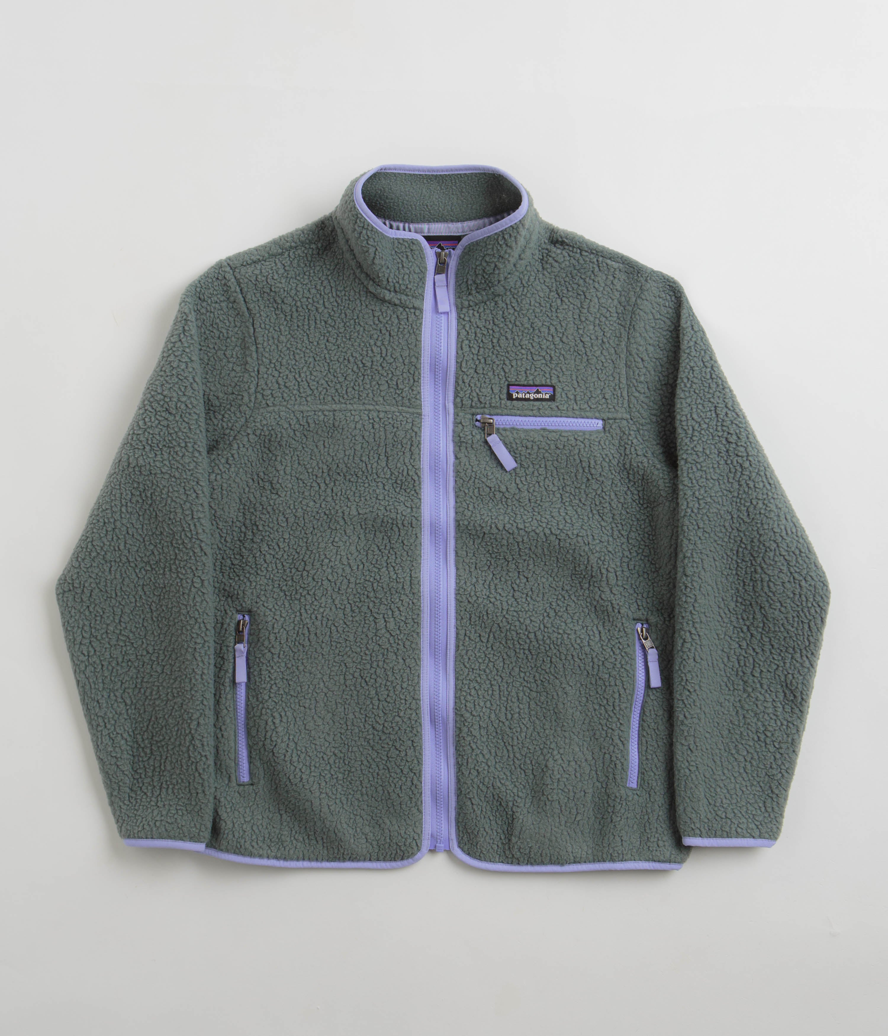 Patagonia Womens Retro Pile Fleece Jacket - Nouveau Green | Flatspot