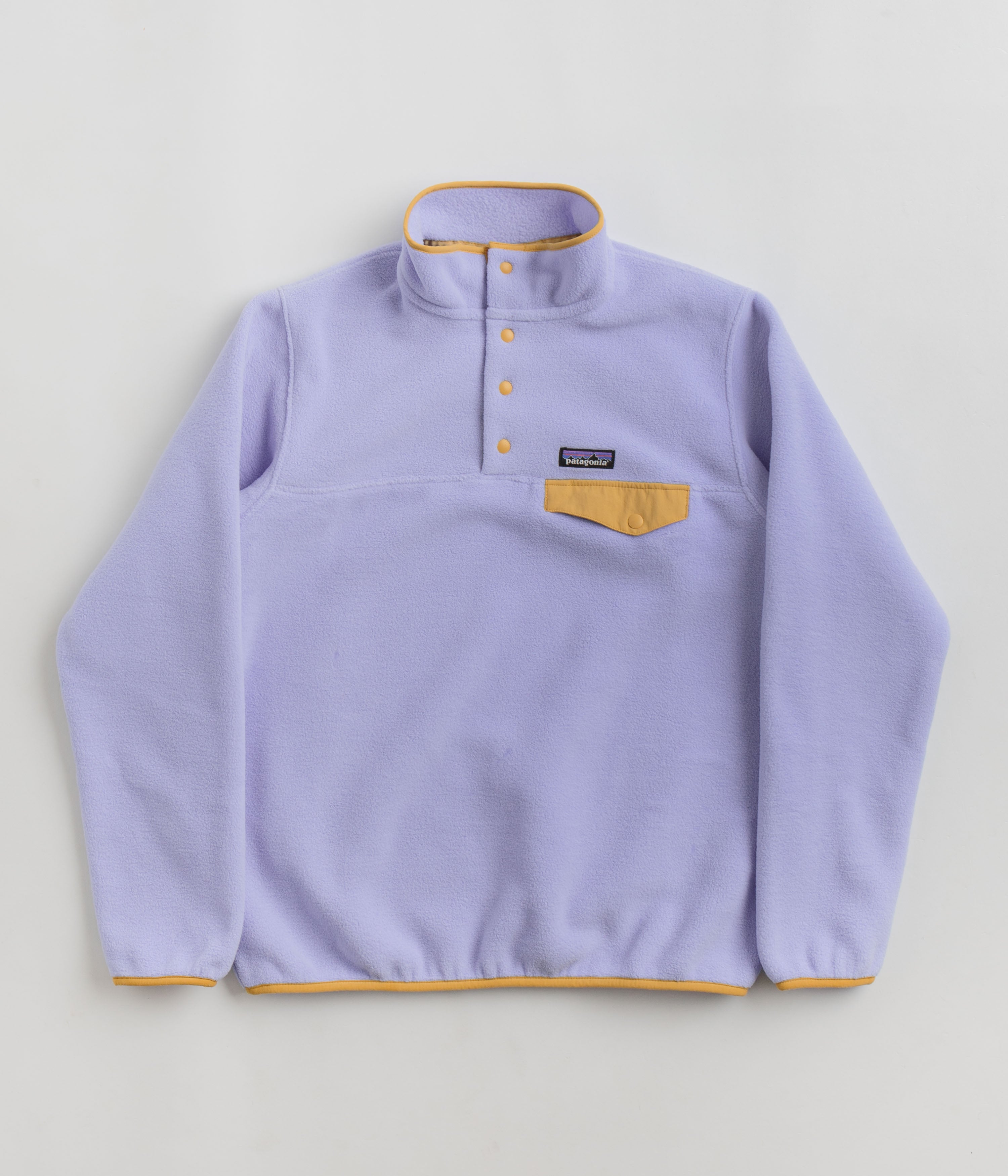 Patagonia Womens Synchilla Snap-T Pullover Fleece - Pale Periwinkle ...