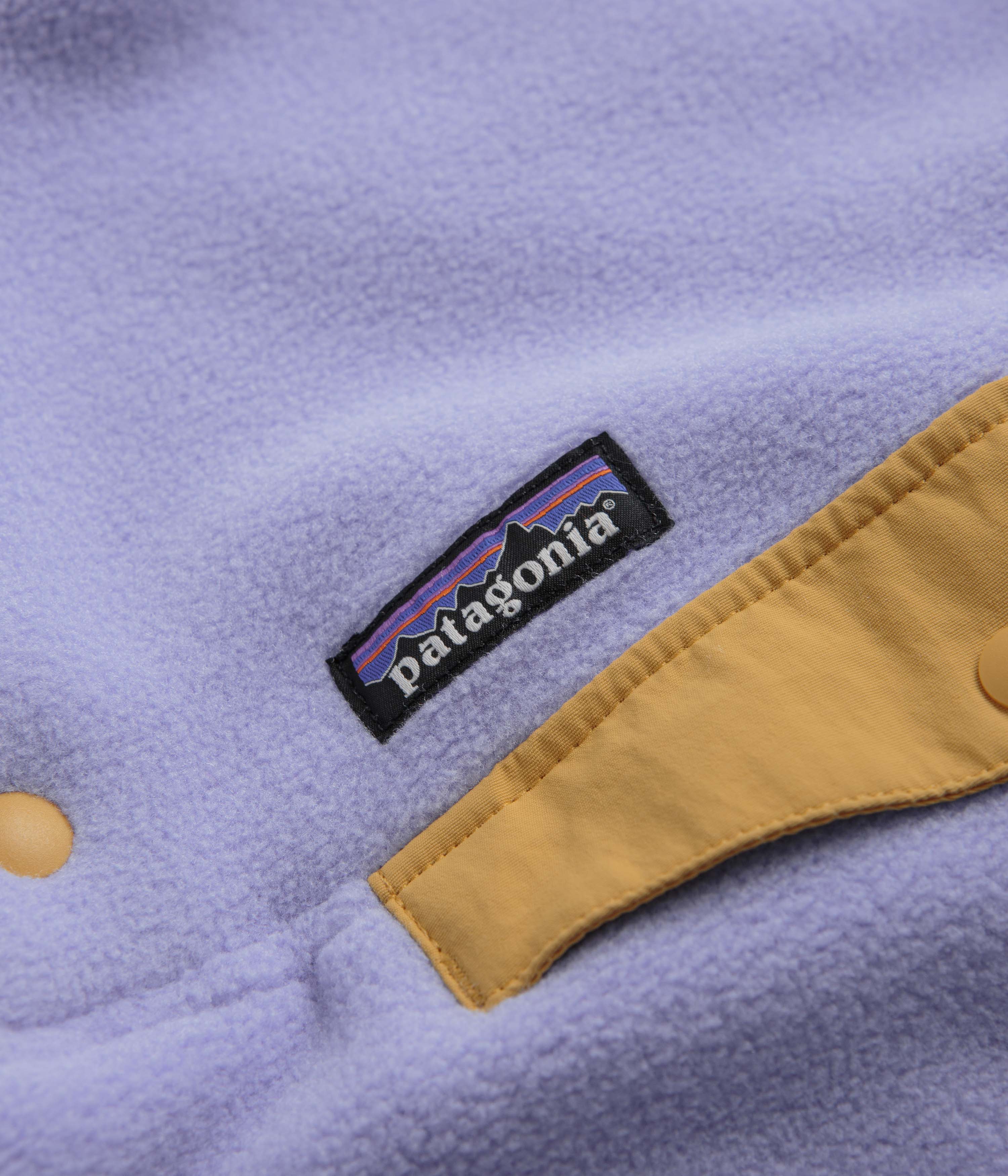 Patagonia Womens Synchilla Snap-T Pullover Fleece - Pale Periwinkle ...