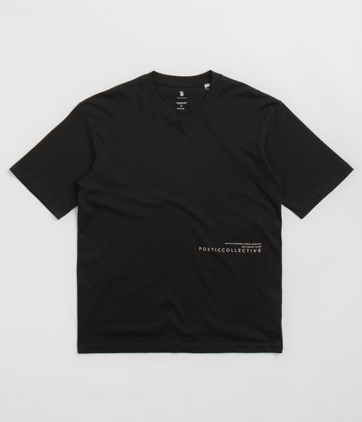 Poetic Collective Extreme Poetry Club T-Shirt - Black | Flatspot