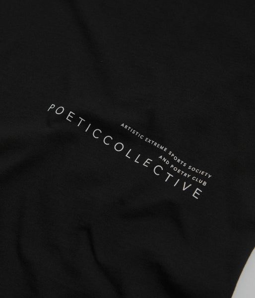 Poetic Collective Extreme Poetry Club T-Shirt - Black | Flatspot
