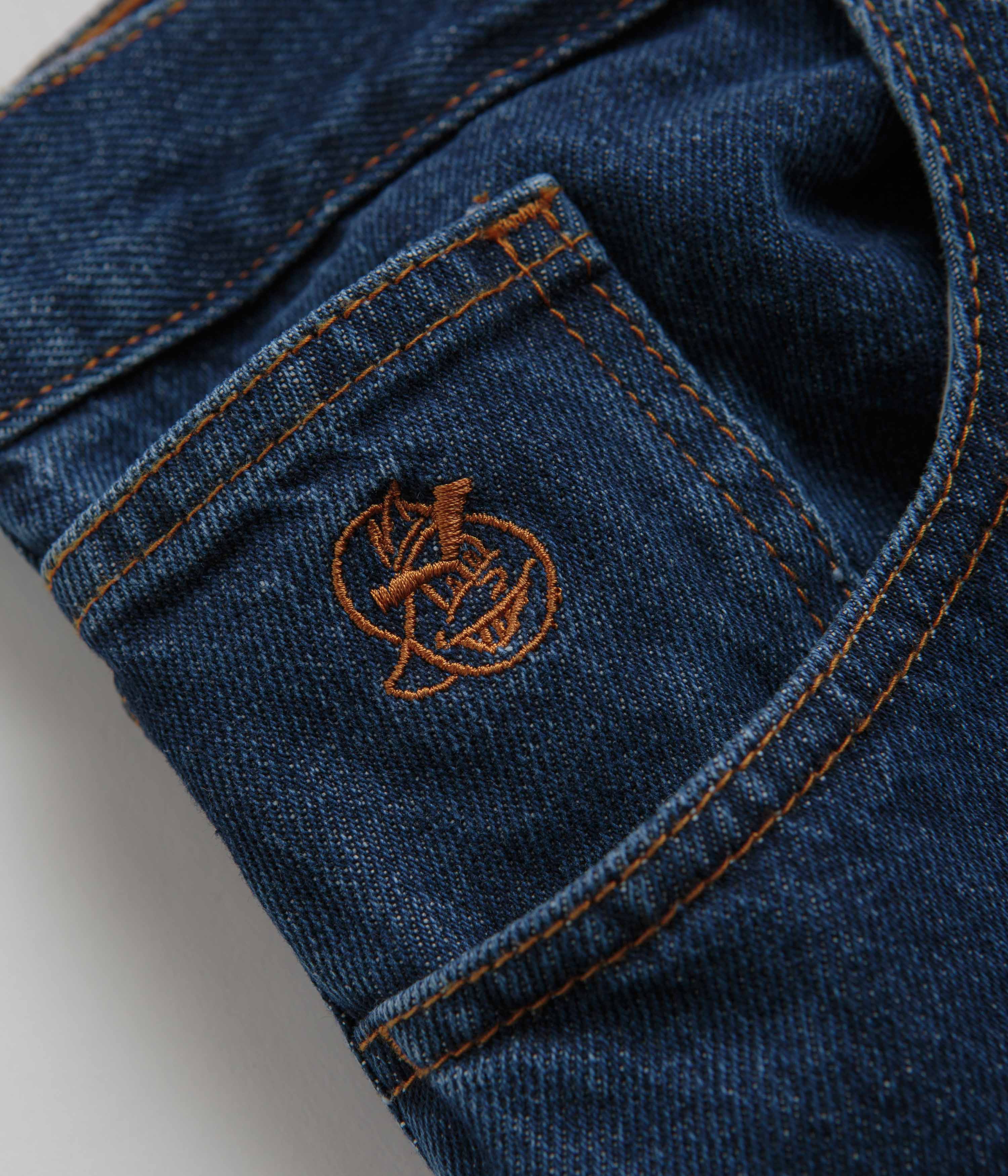 Polar 93 Denim Jeans - Dark Blue | Flatspot