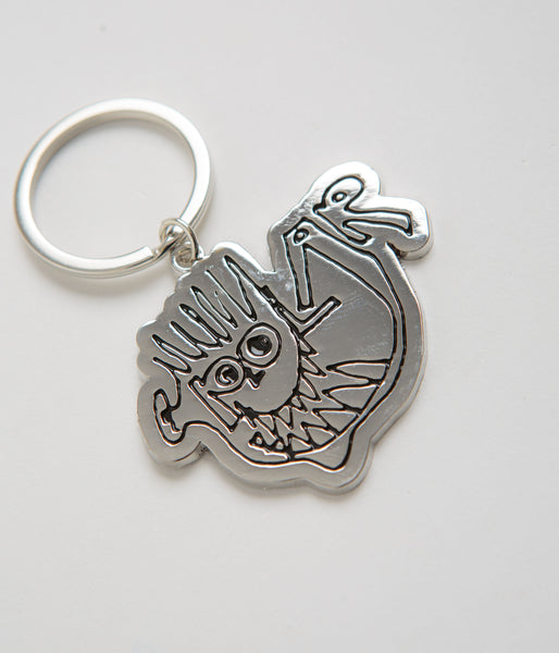 Polar Braces Key Chain - Silver / Black | Flatspot