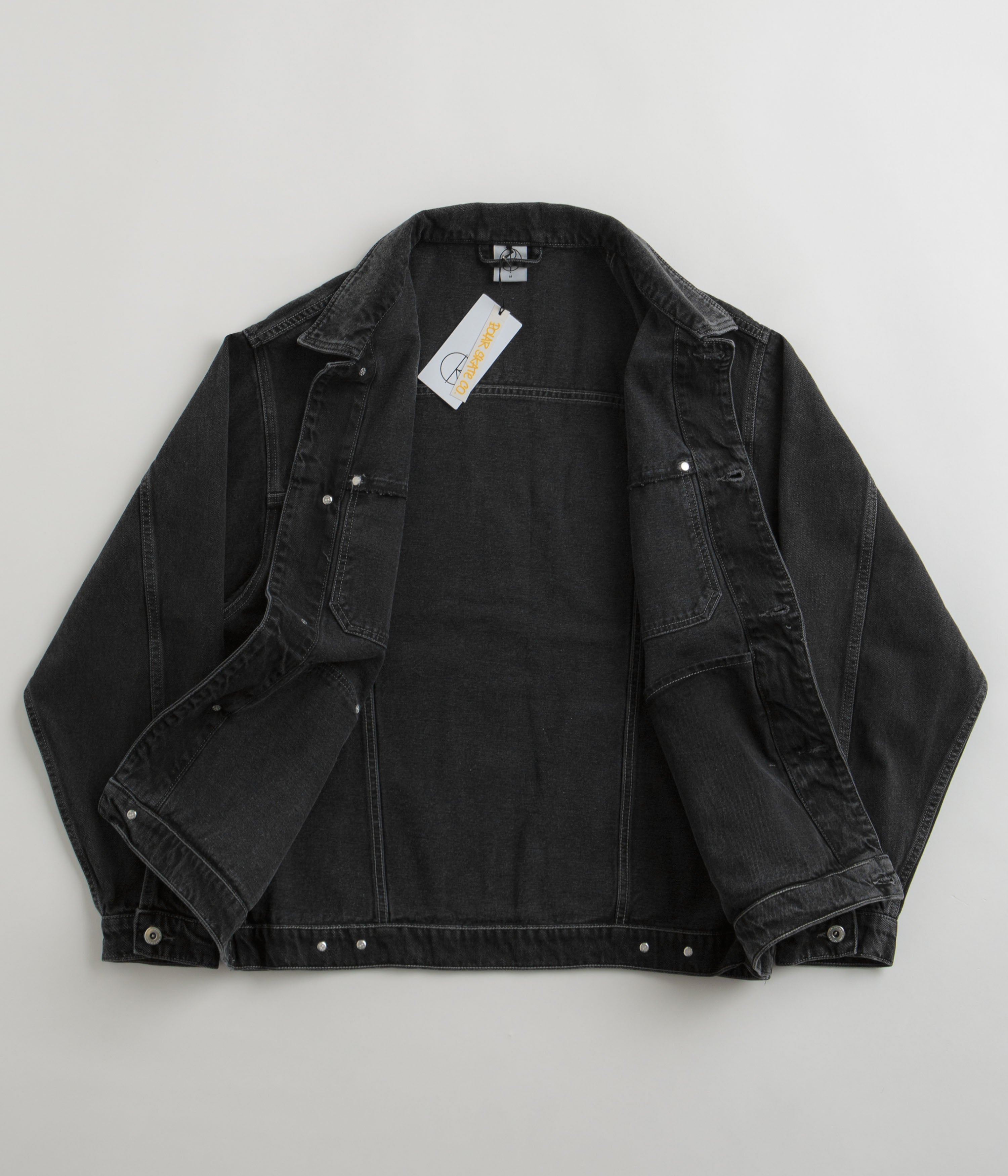 Polar Patrik Denim Jacket - Silver Black | Flatspot