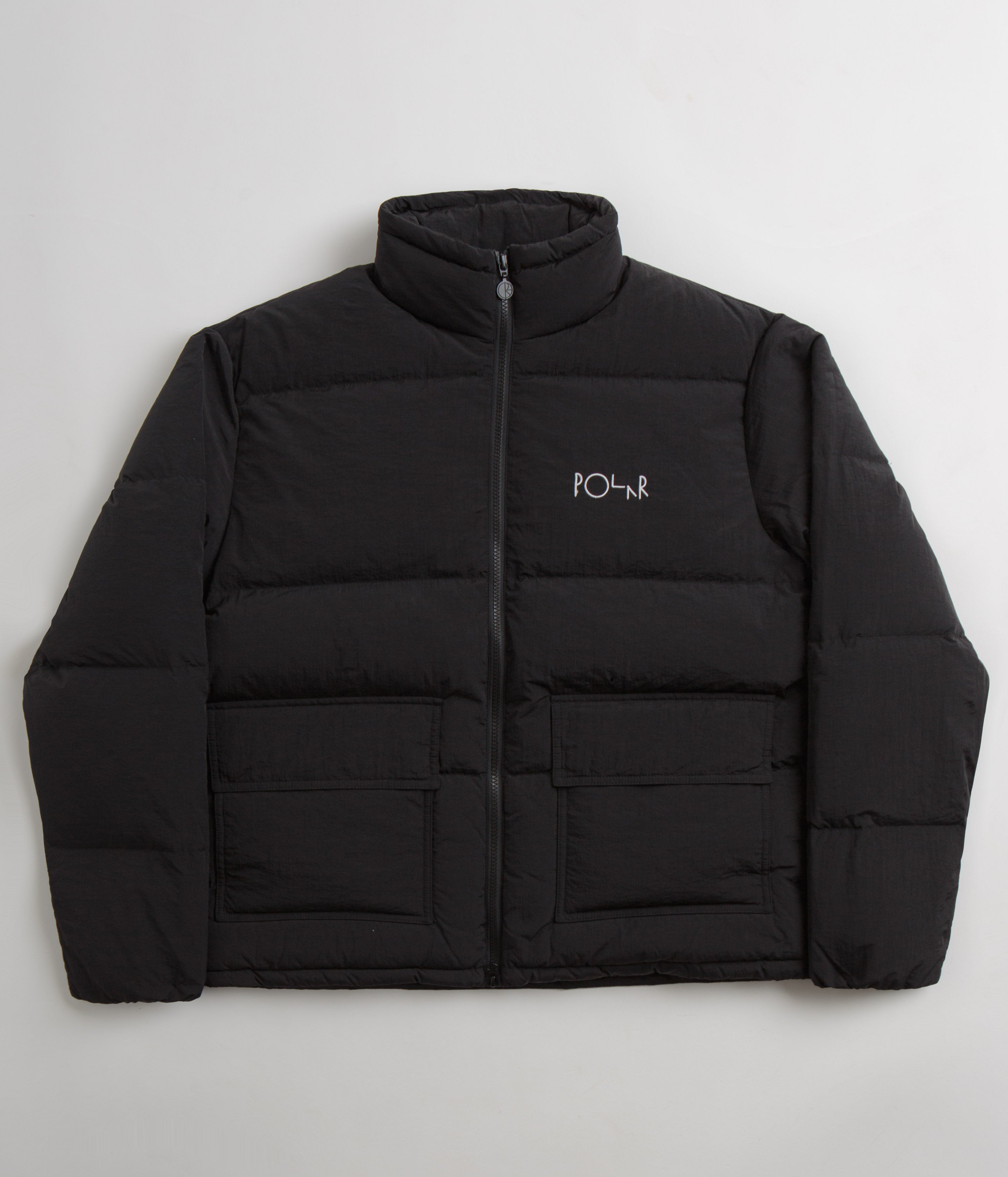 Polar Pocket Puffer Jacket - Black | flatspot